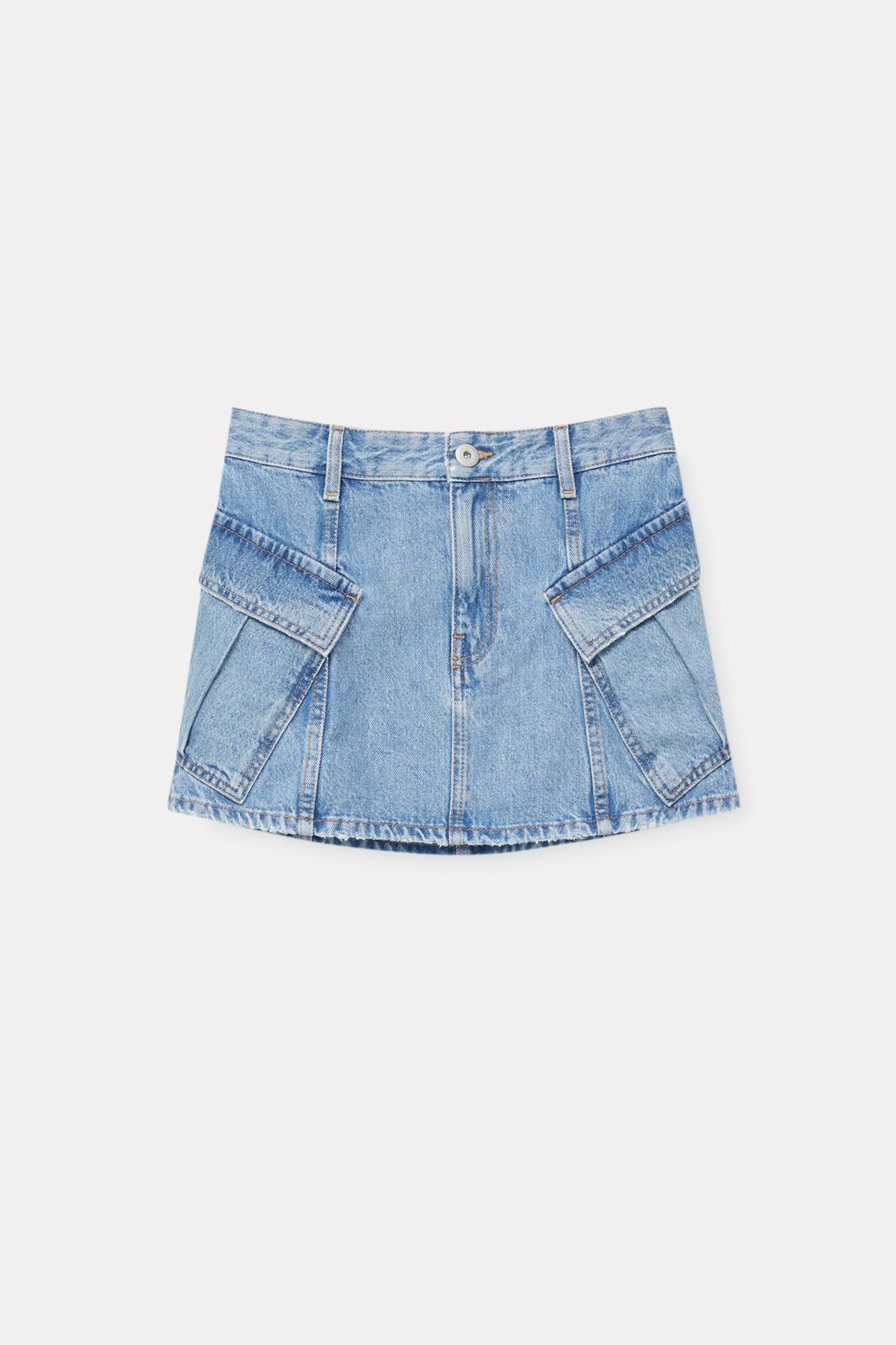 Denim Micro Skirt