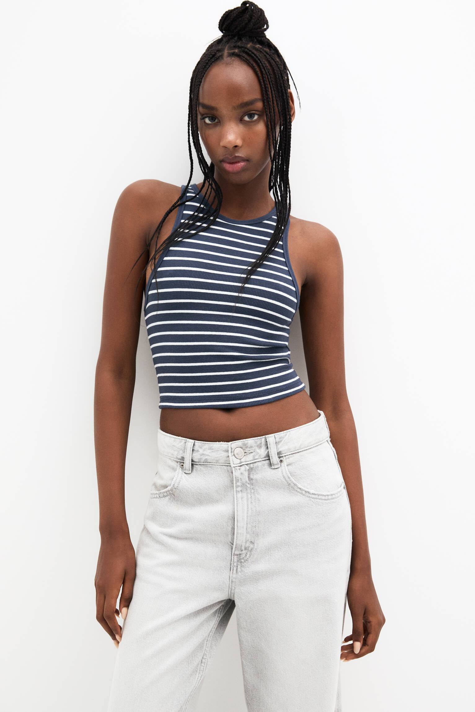 Basic-Cropped-Tanktop - PULL&BEAR