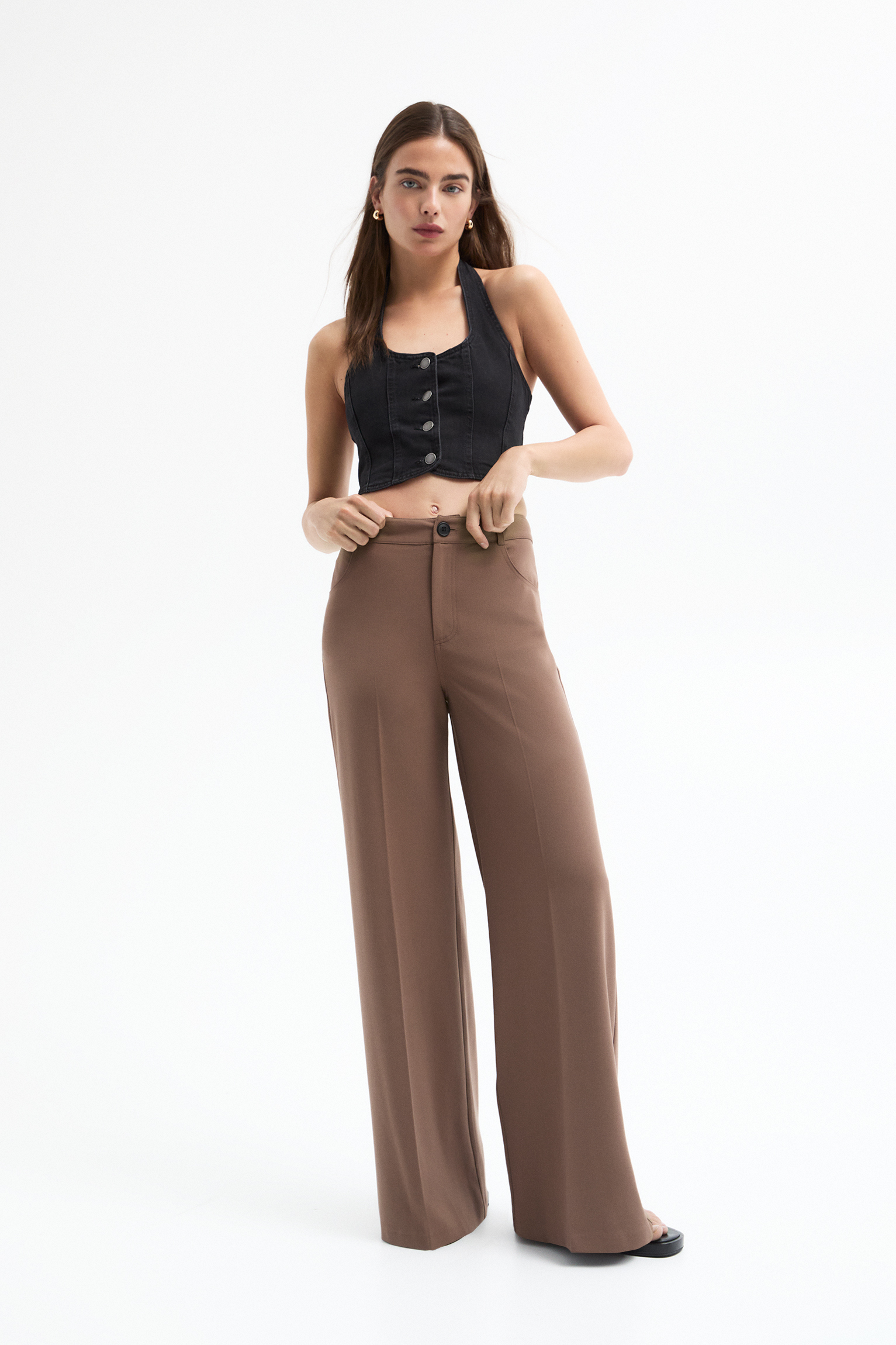 Womens Smart Trousers | Pull&Bear