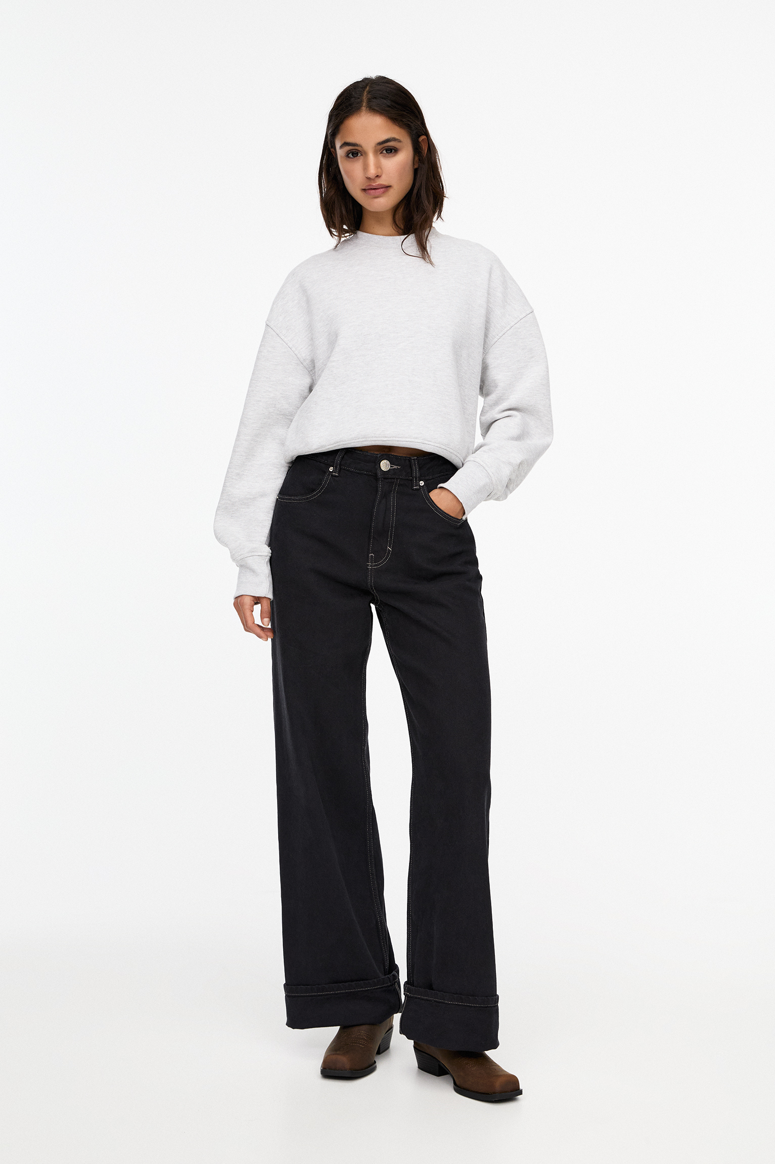 Wide-leg Jeans for Woman | Pull&Bear