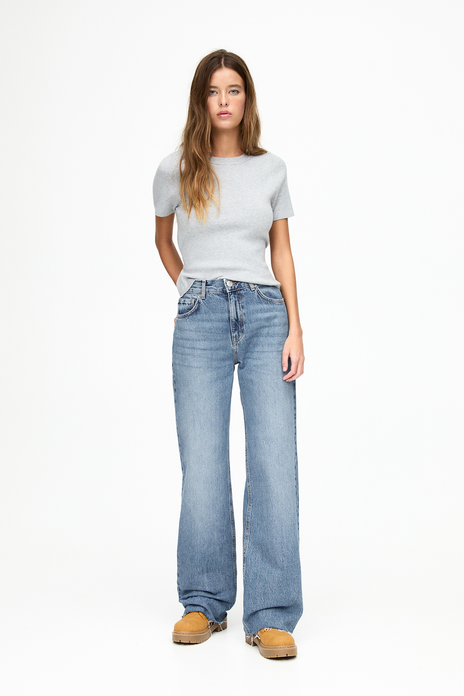Jeans Rectos de Mujer | Pull&Bear