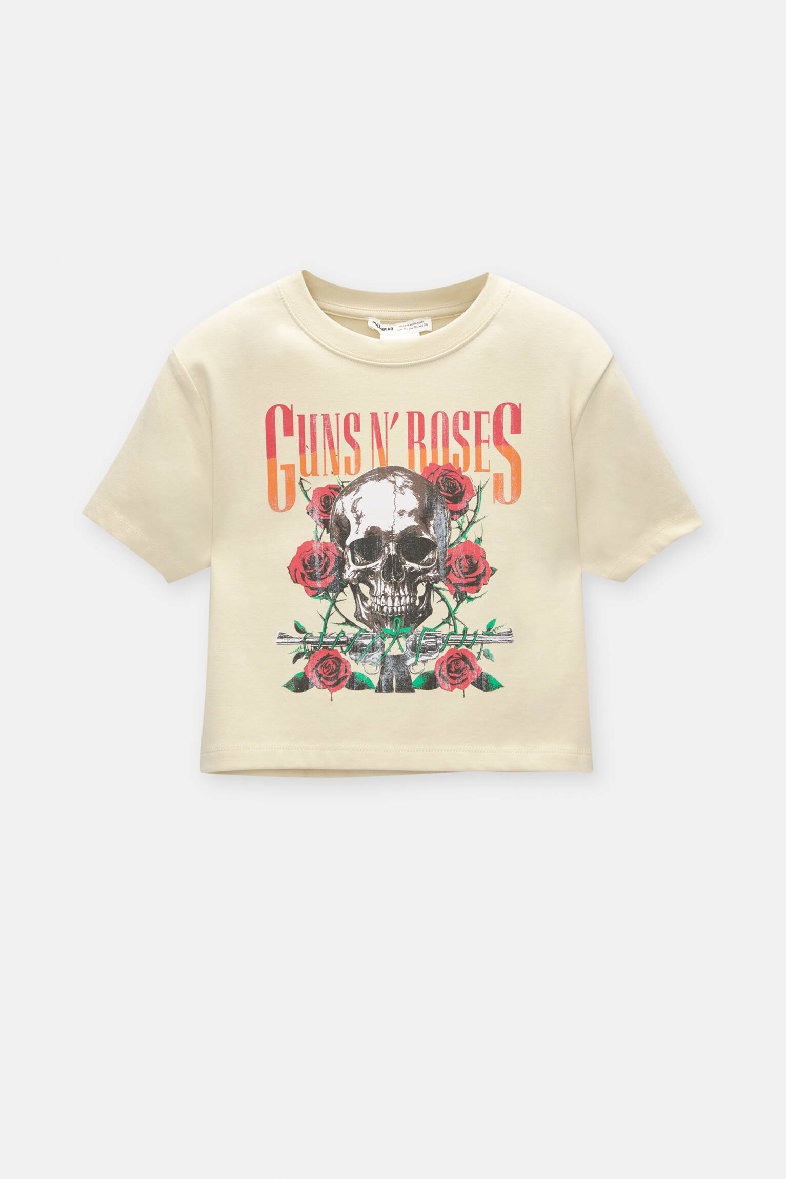 Guns N’ Roses cropped T-shirt - pull&bear