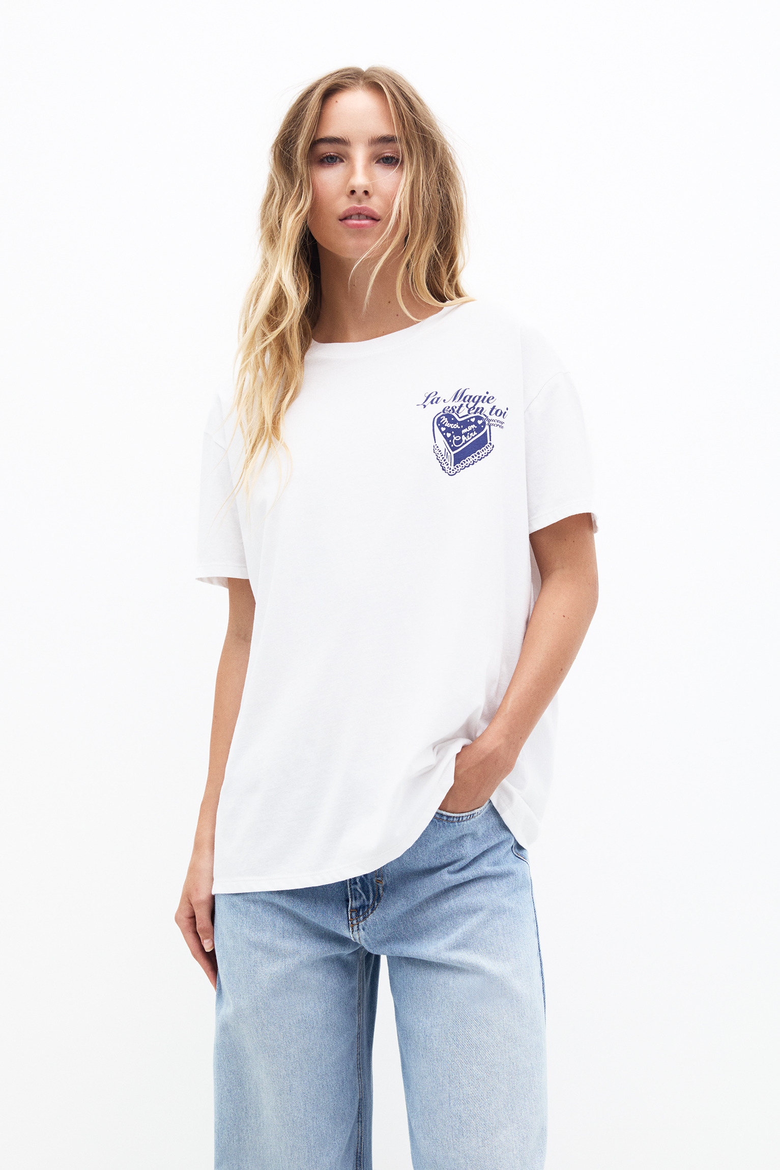 Playeras oversize para mujer | PULL&BEAR