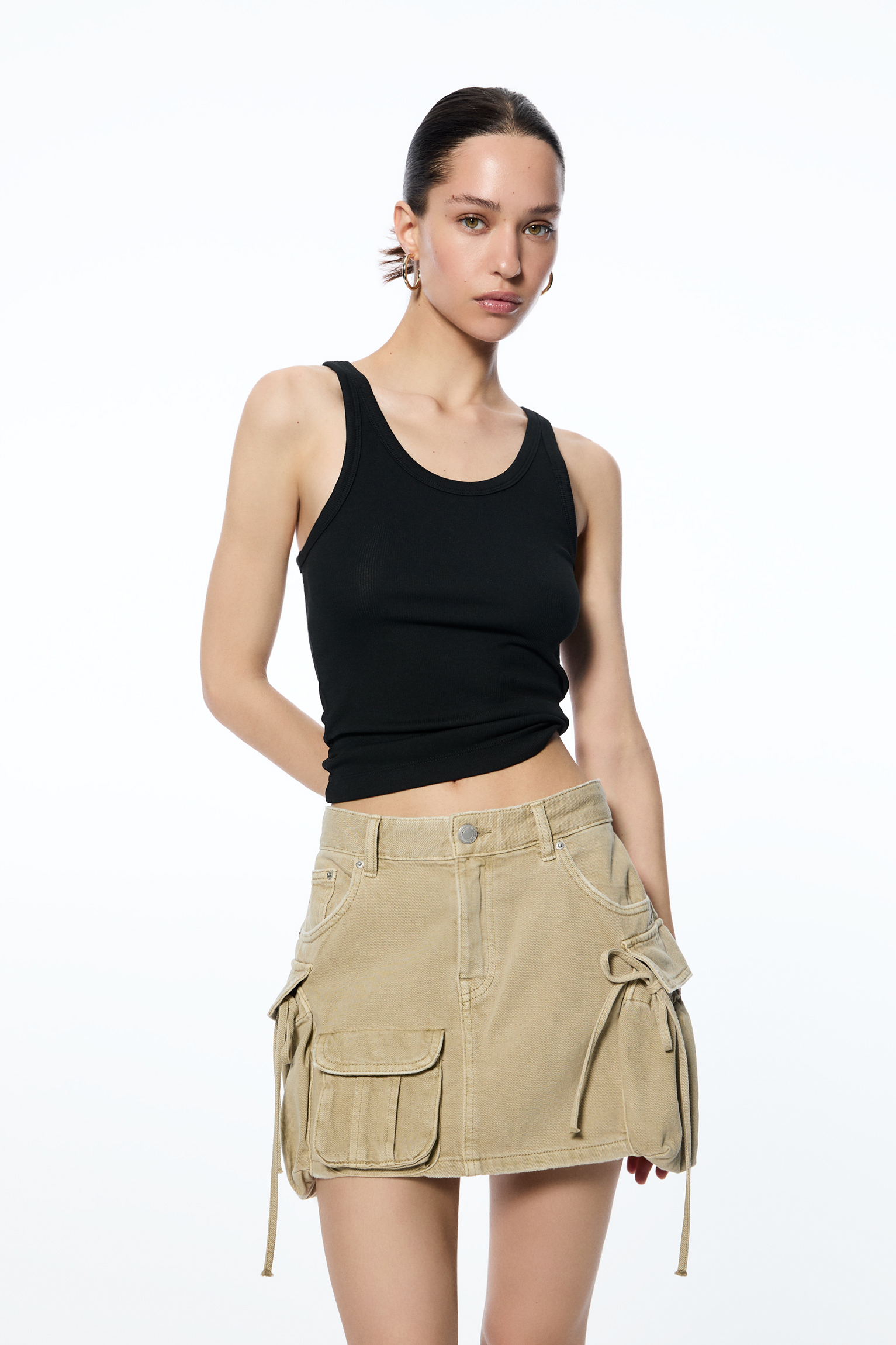 Kadın mini etek modelleri | PULL&BEAR