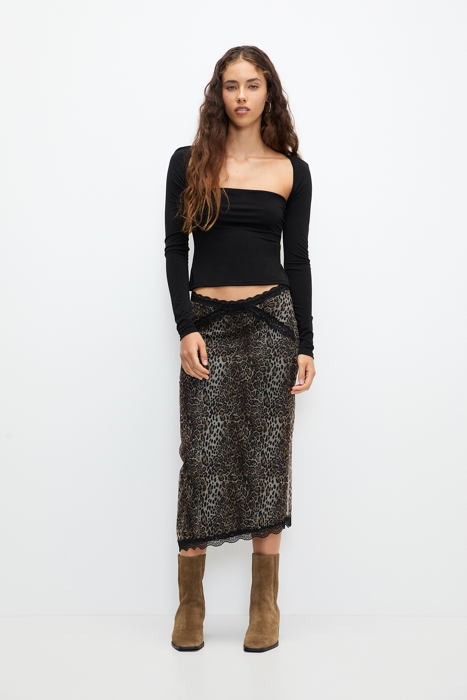 Womens Leopard Print Clothing Pullandbear