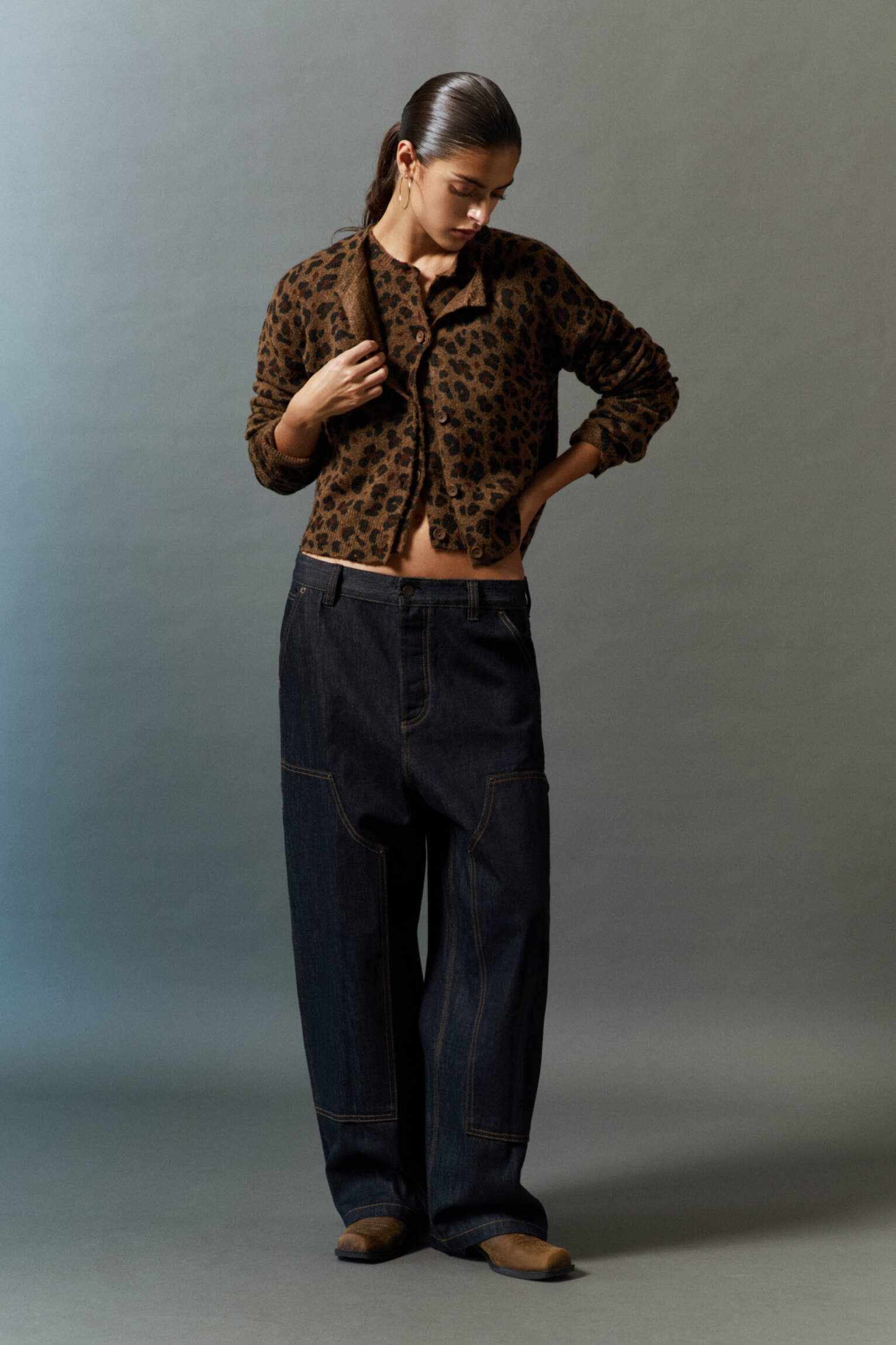 Kardigan sa leopard dezenom – PULL&BEAR