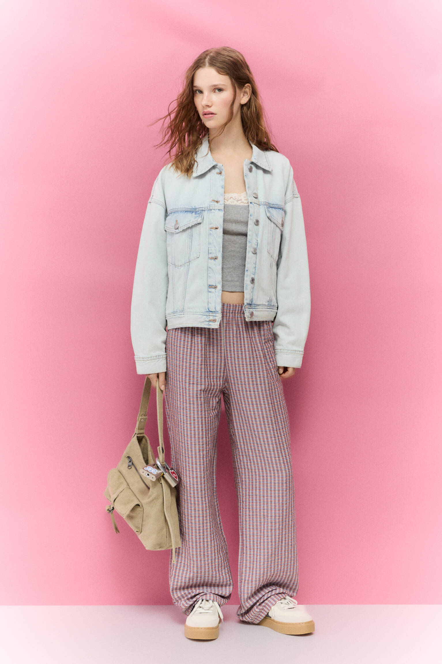 Karirane pidžama pantalone – PULL&BEAR