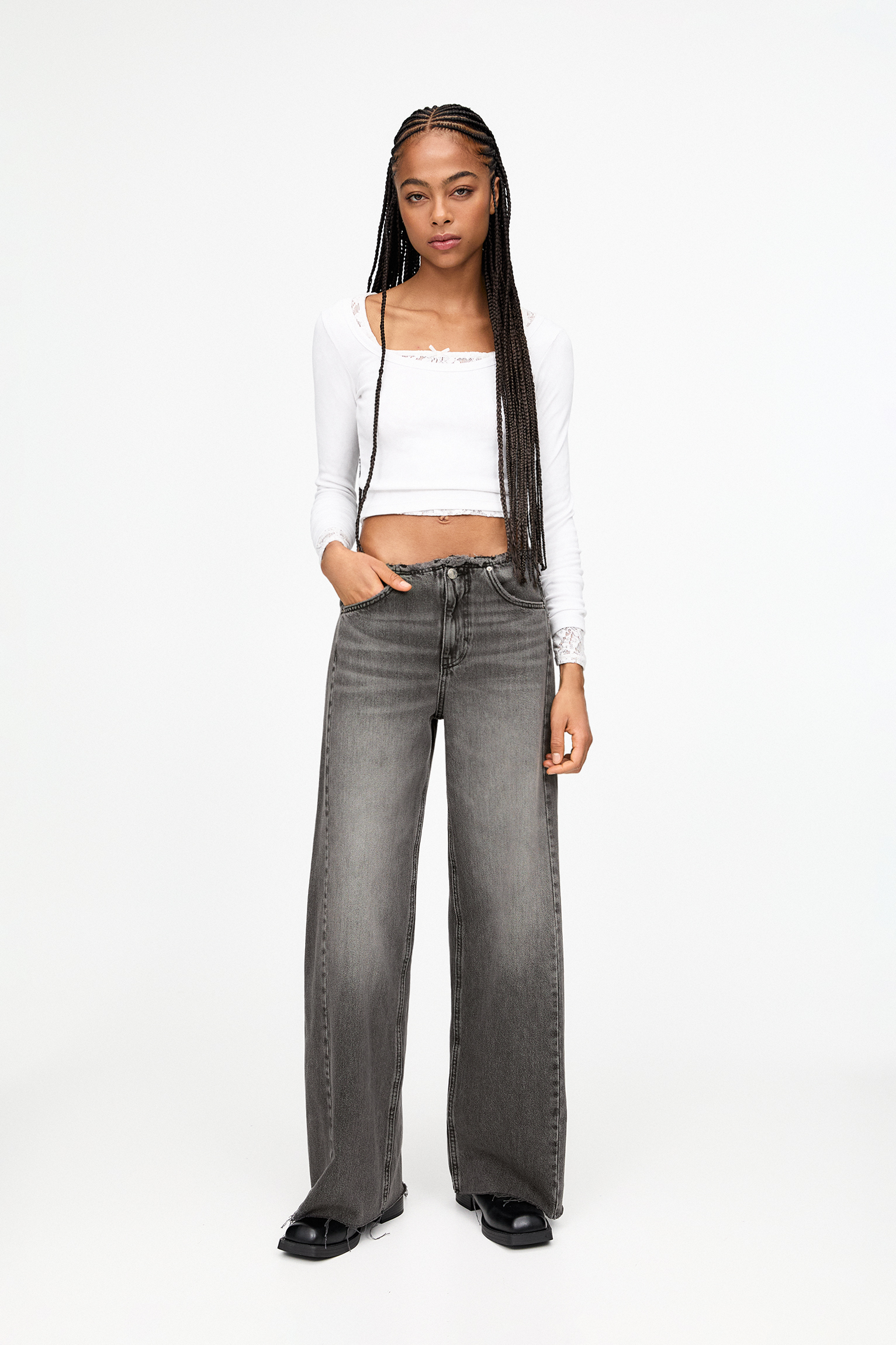 Jeans - Collection - Woman - PULL&BEAR Egypt