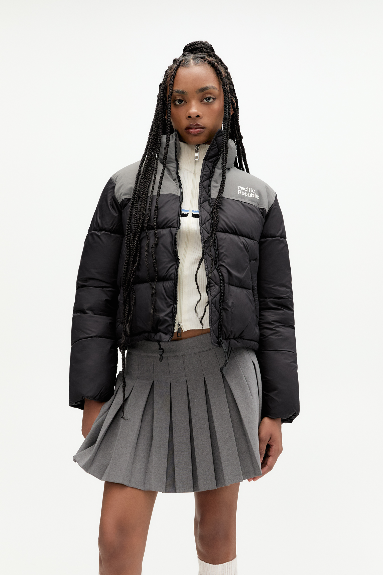 Womens Puffer Jackets and Coats | PULL&BEAR