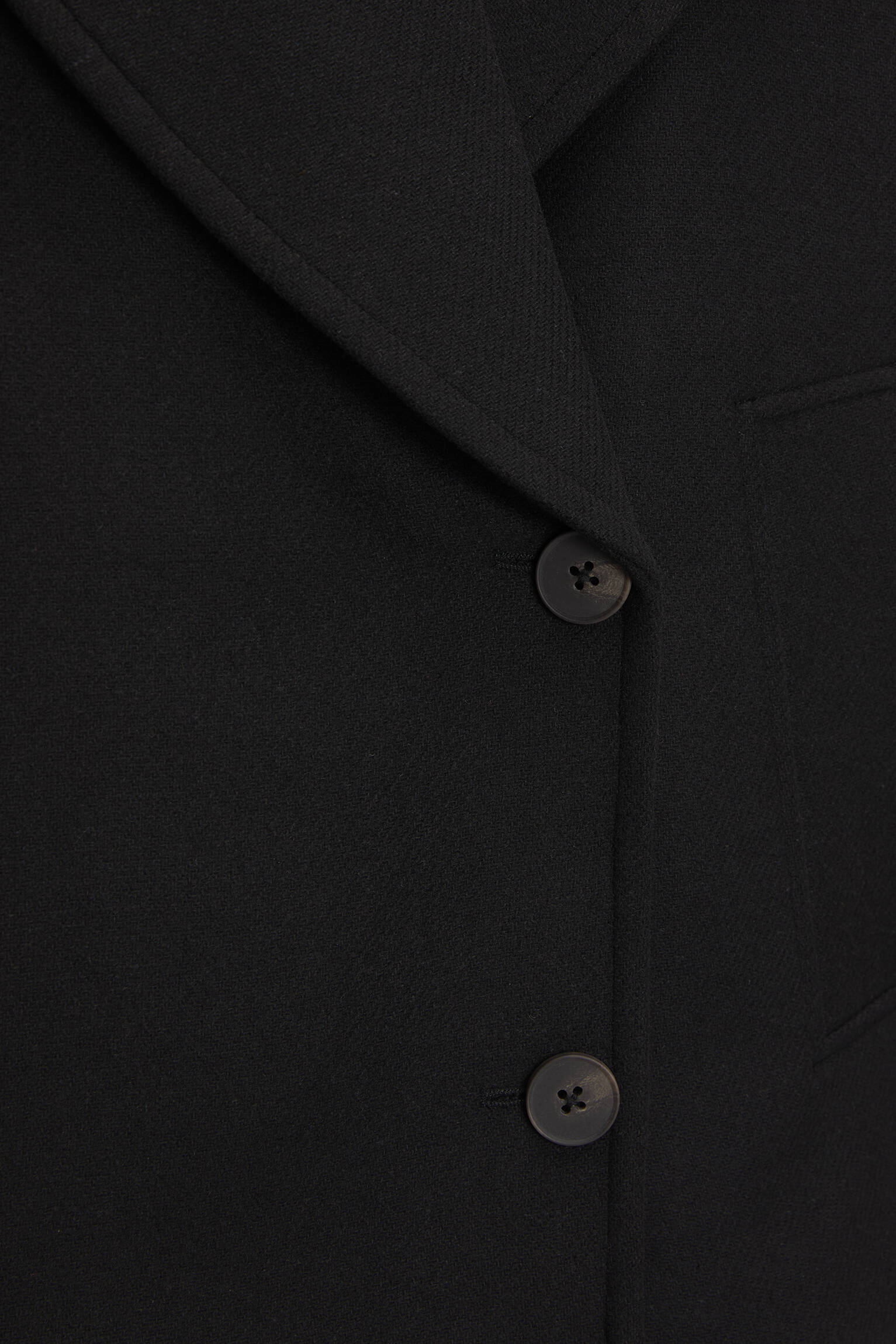 Felt texture coat with cape sleeves - PULL&BEAR