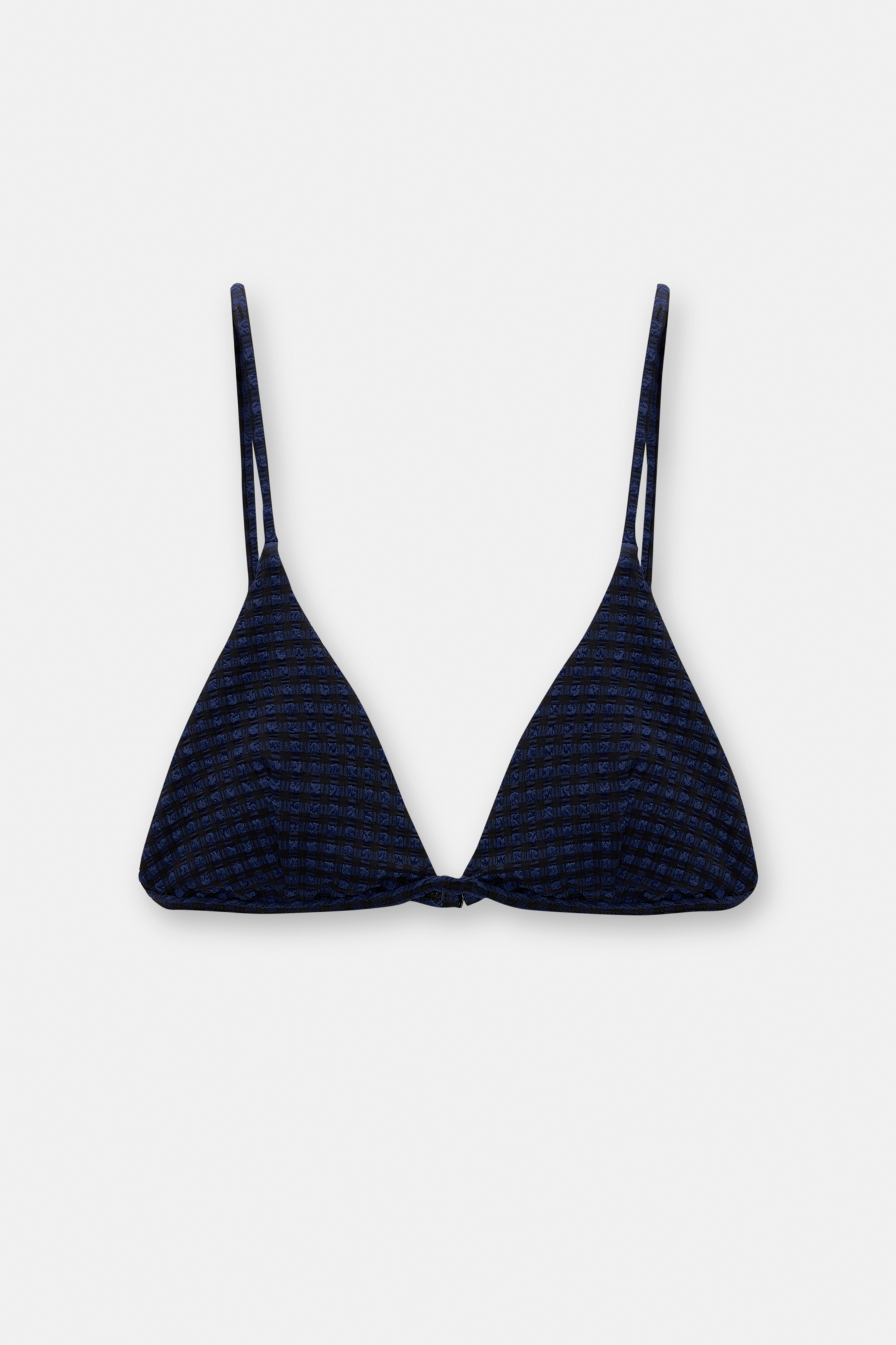 Pullandbear Gingham triangle bikini top | Centro Colombo