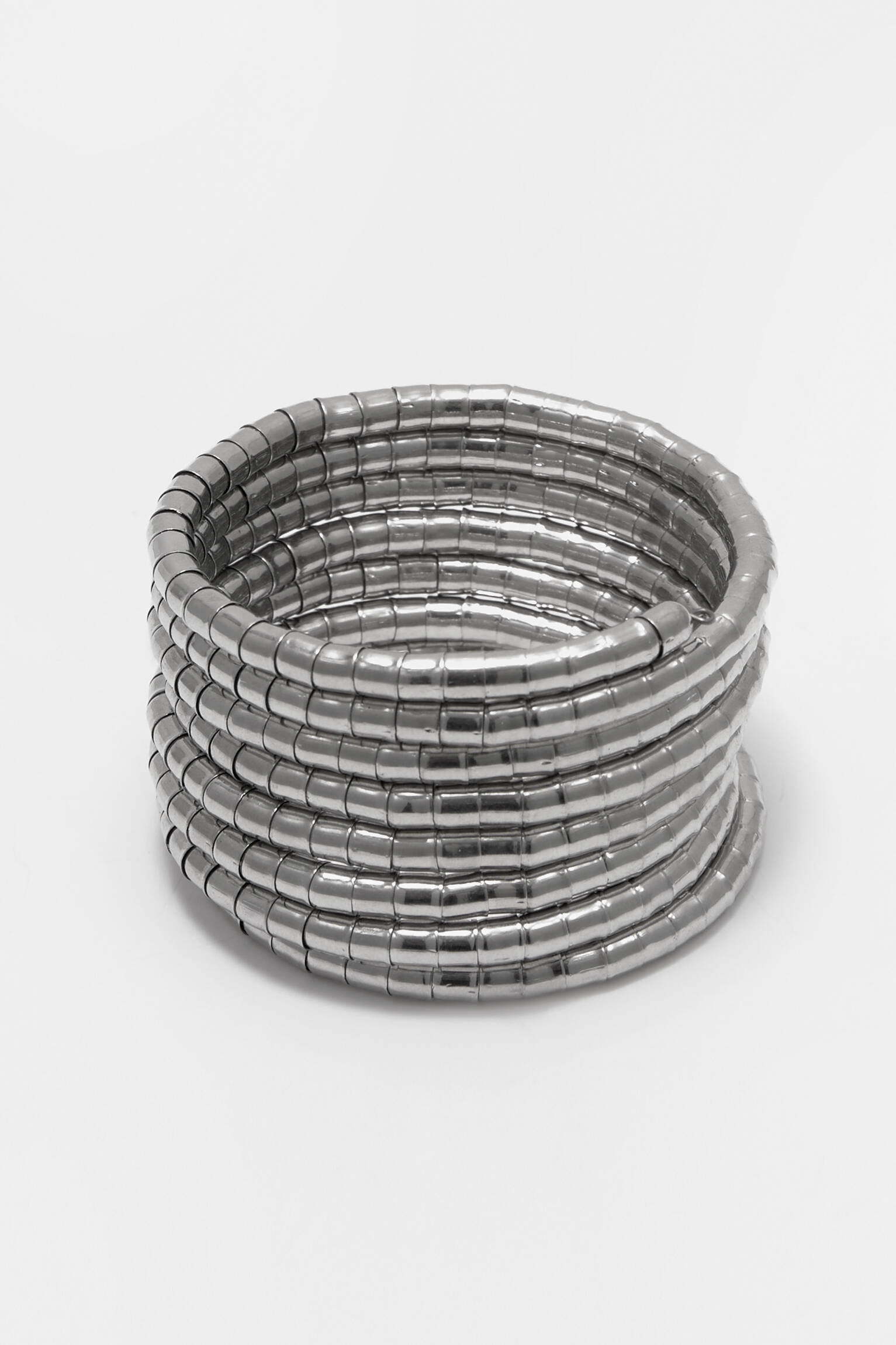 Multi-strand silver-toned arm cuff - pull&bear