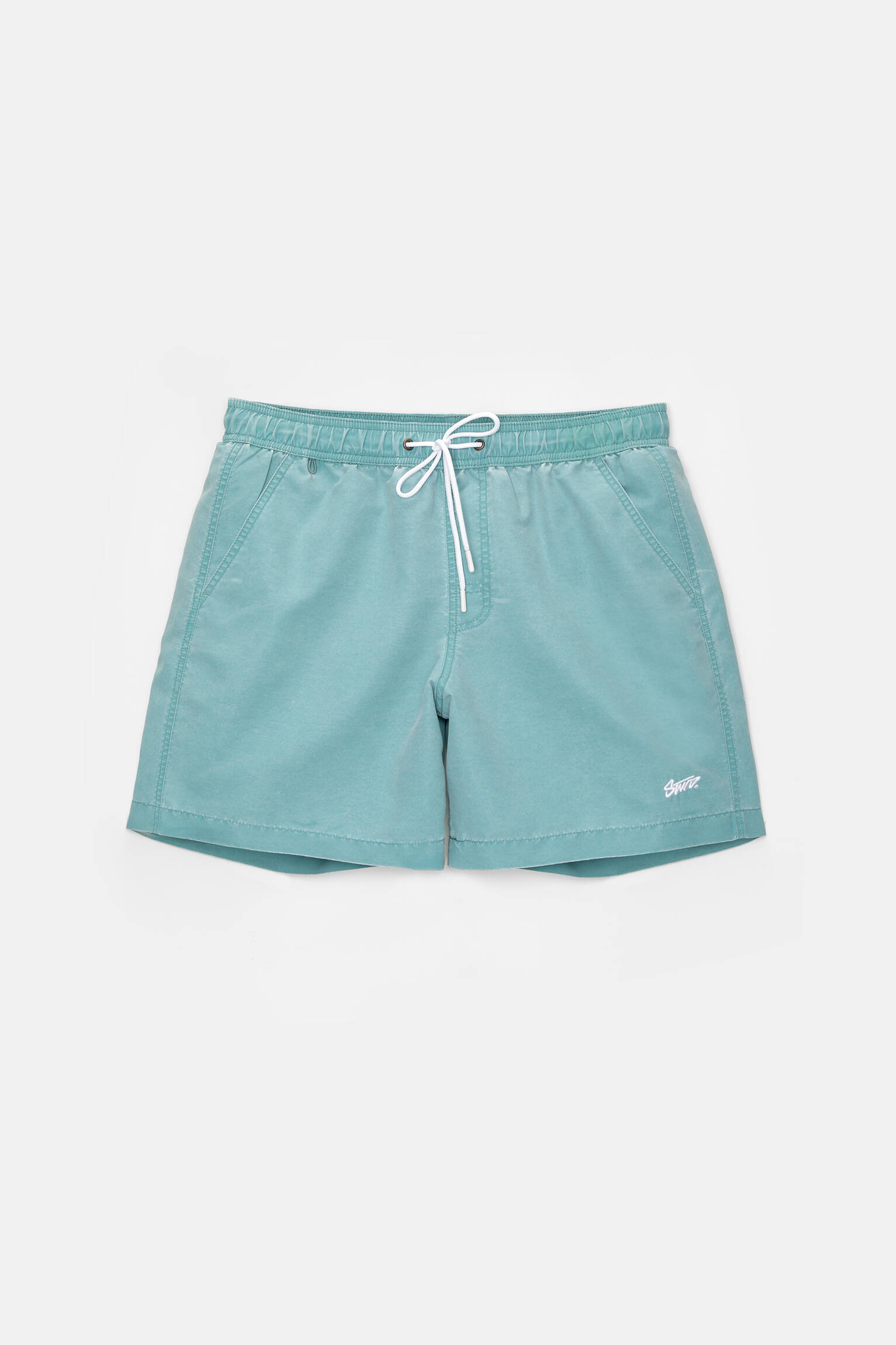STWD washed-finish swim shorts - PULL&BEAR