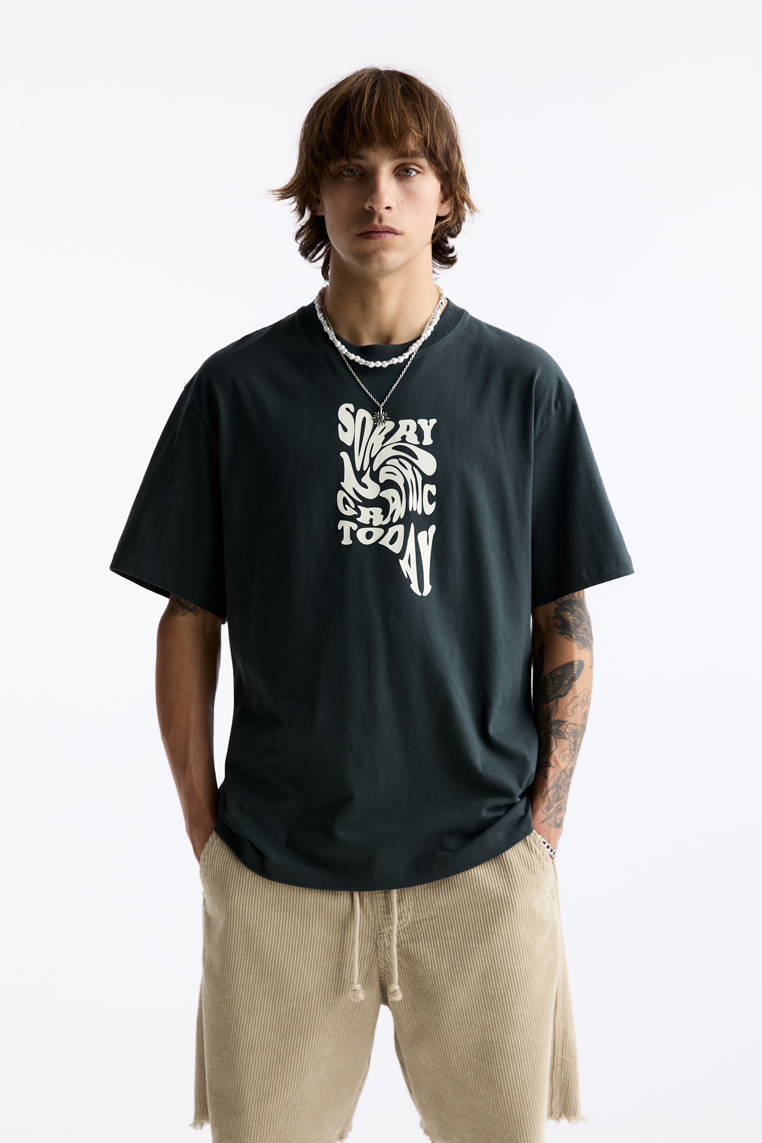 Kaus - Koleksi - Pria - PULL&BEAR Indonesia