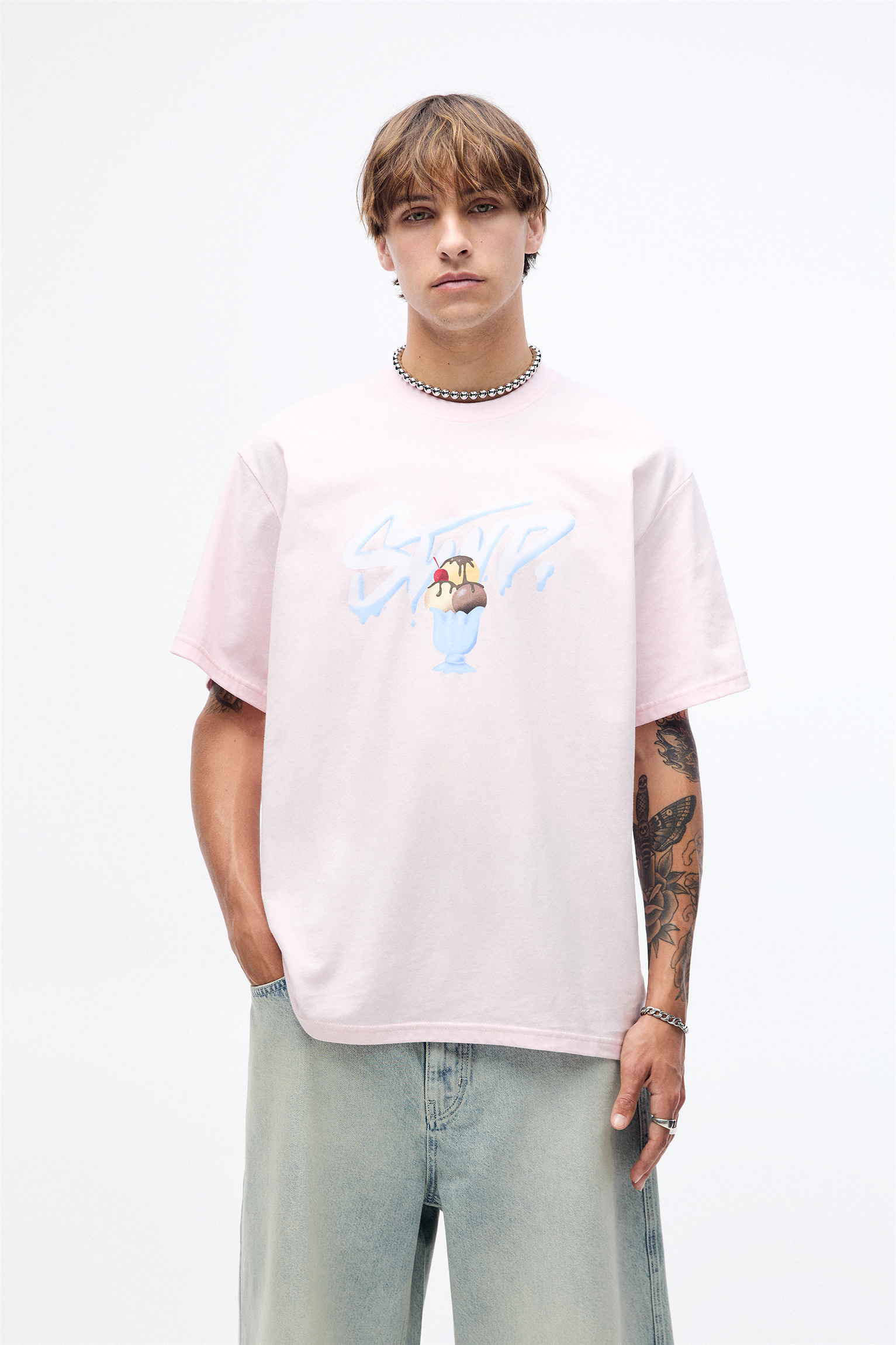 Kaus - Pakaian - Pria - PULL&BEAR Indonesia