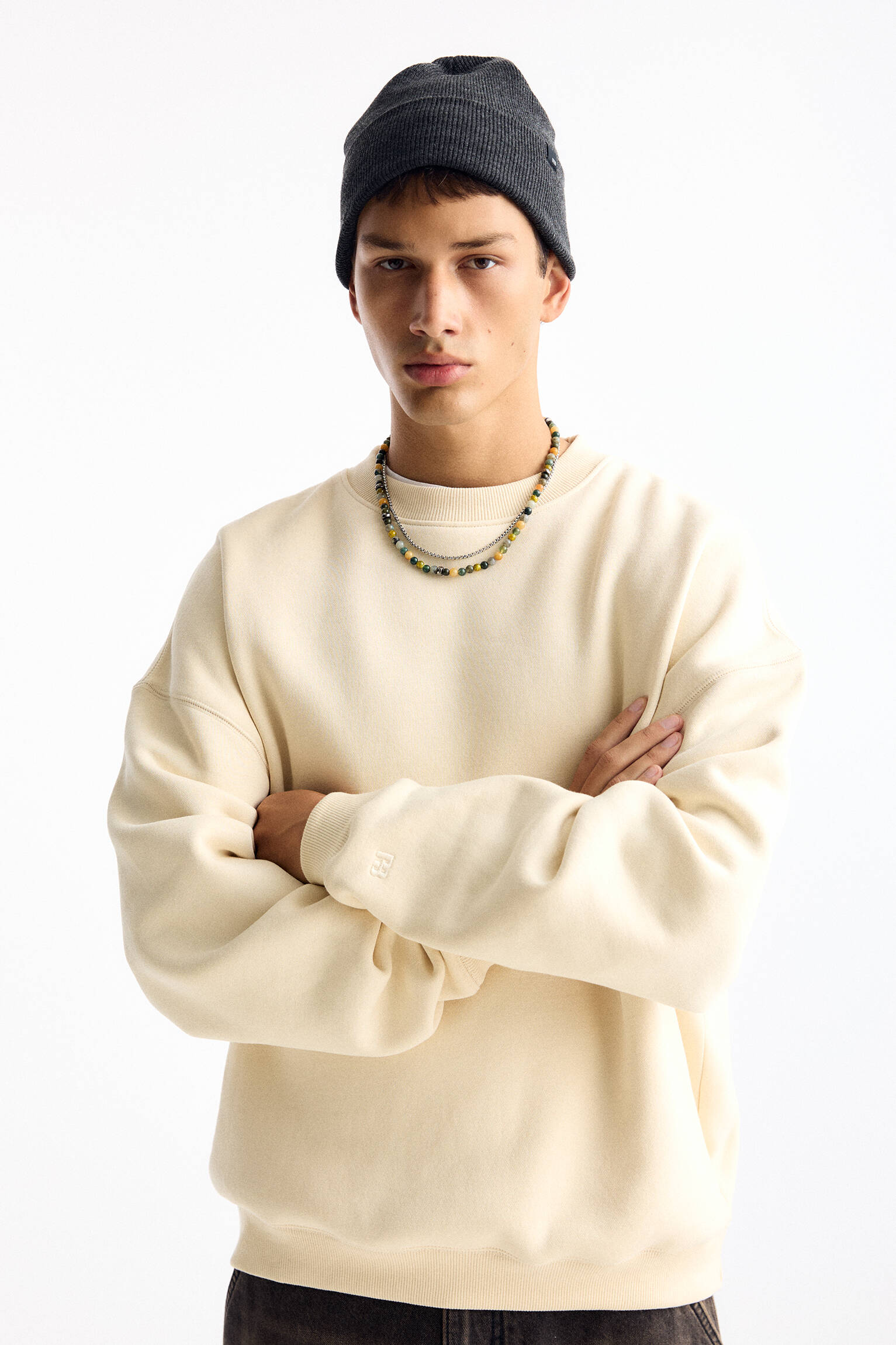 Basic boxy fit sweatshirt - PULL&BEAR