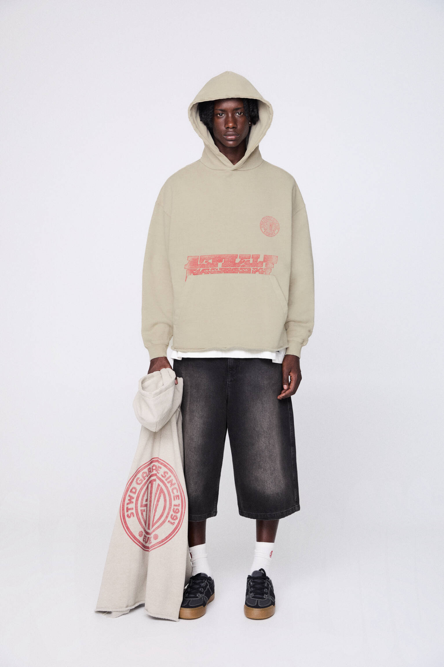 Washed STWD hoodie - PULL&BEAR