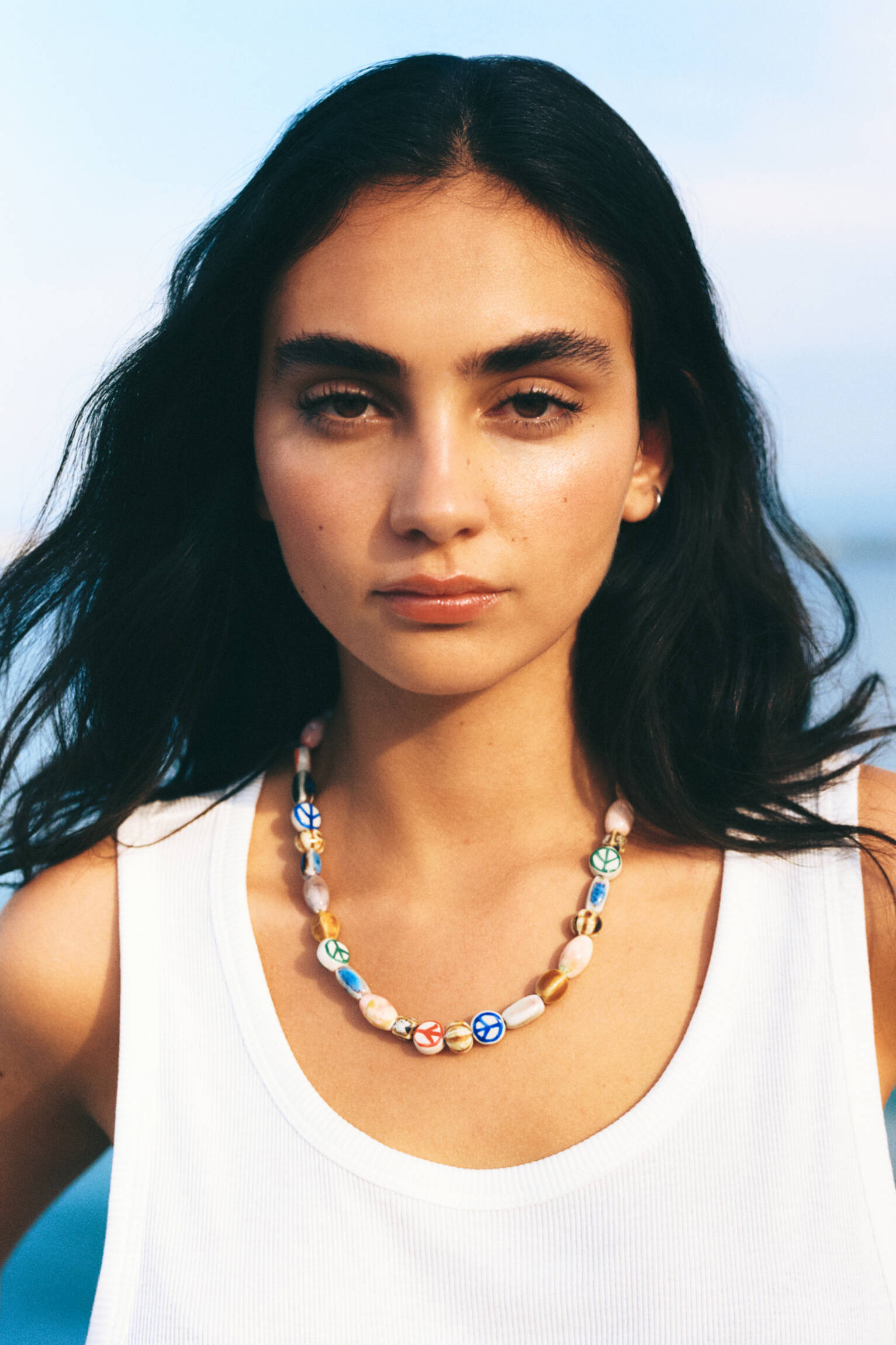 Collar Bolitas Colores Cer mica PULL BEAR Collar Bolitas Colores Cer mica PULL BEAR