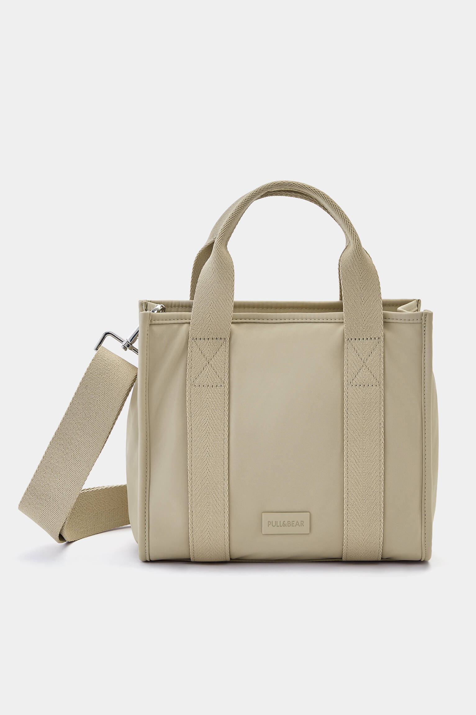Nylon mini shopper bag - PULL&BEAR
