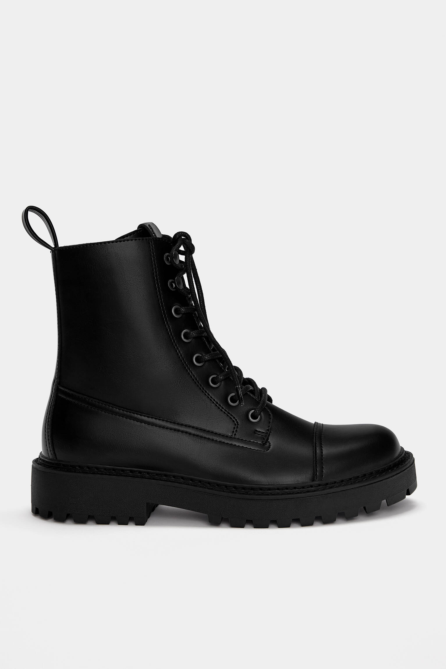 Lace up Boots With Track Sole Pull bear Lace up Boots With Track Sole Pull bear