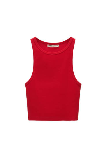 Basic-Cropped-Tanktop - PULL&BEAR