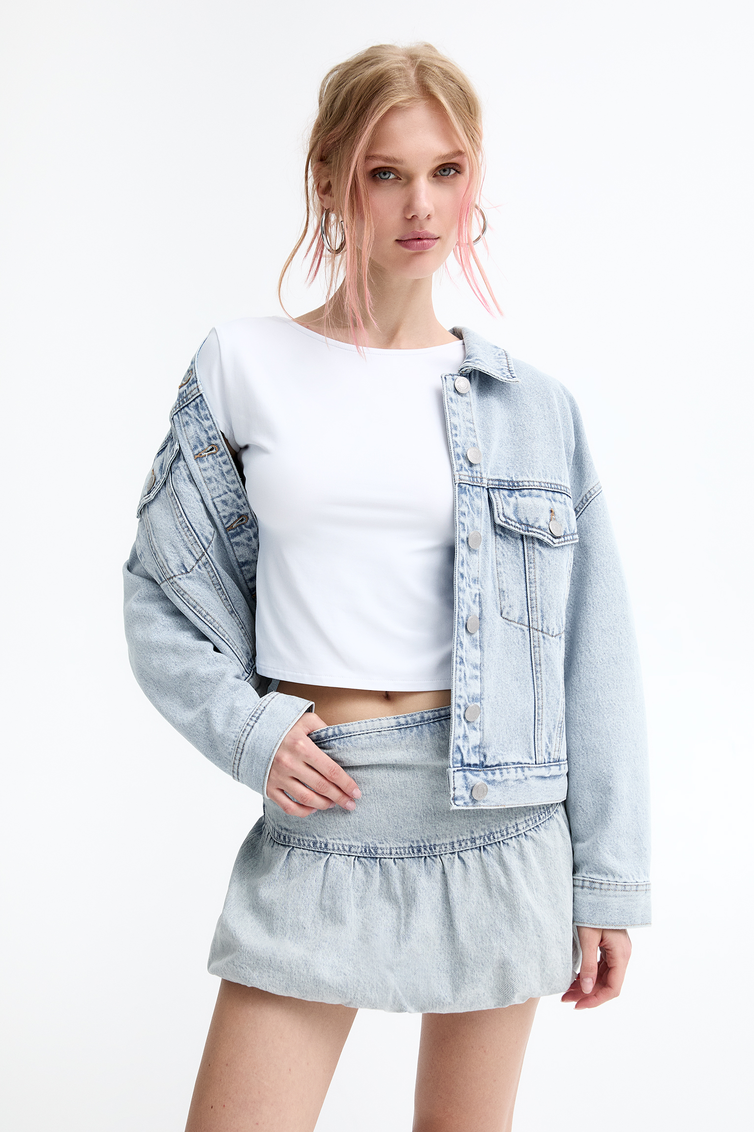 Teksas - Suknje - Odeća - Žene – PULL&BEAR