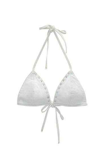 Studded triangle top - PULL&BEAR