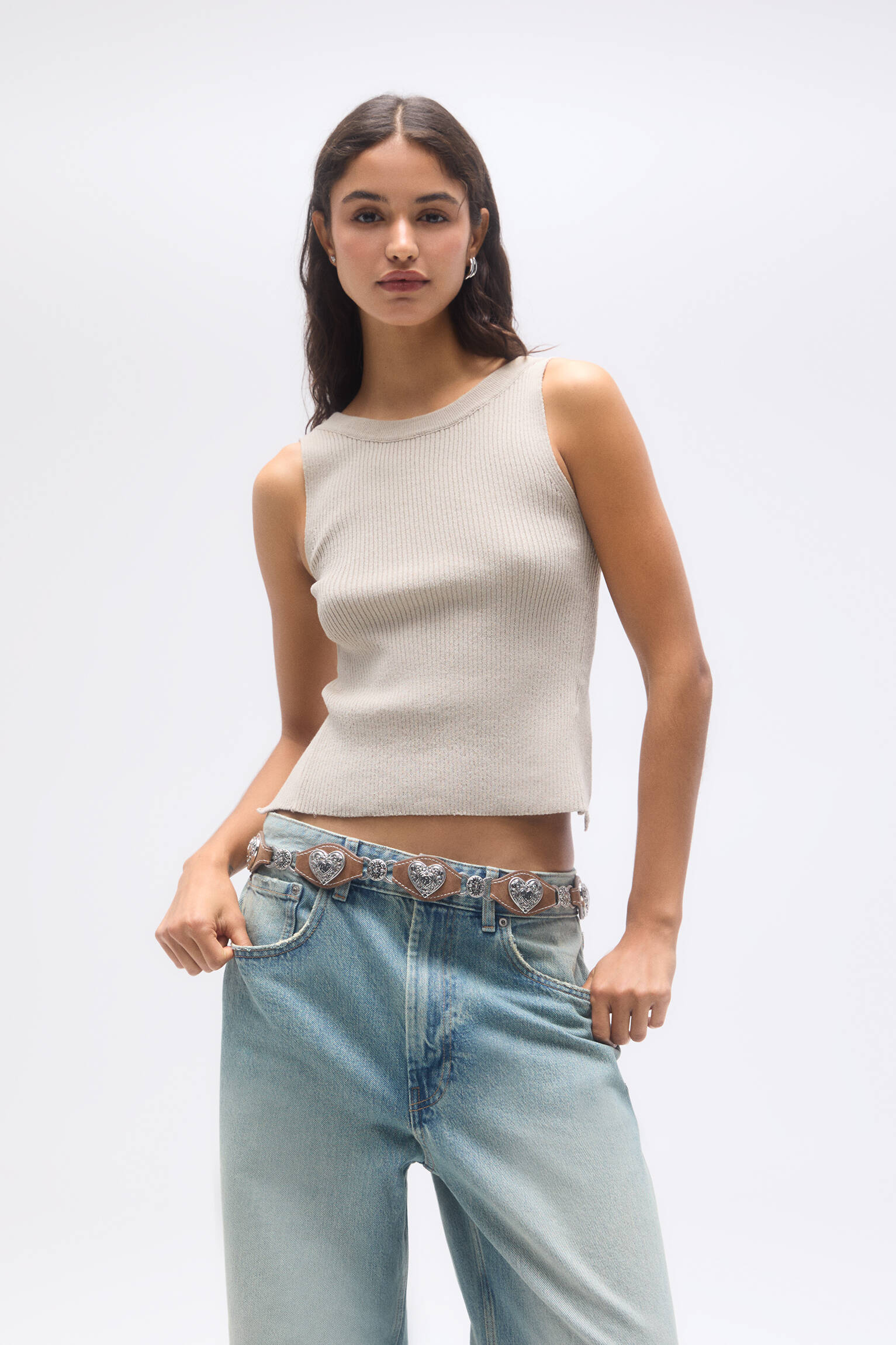 Top maglia schiena scoperta - PULL&BEAR