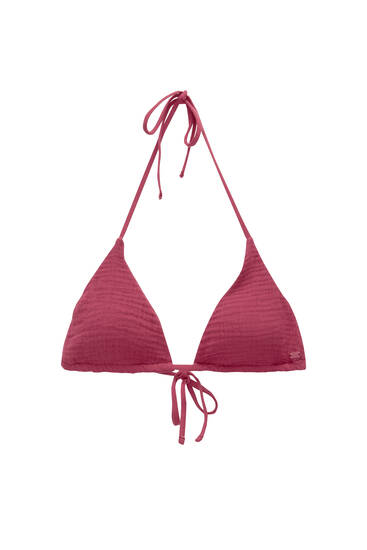 Rustic triangle bikini top - PULL&BEAR