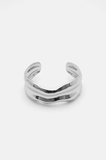 Irregular cuff bracelet - PULL&BEAR