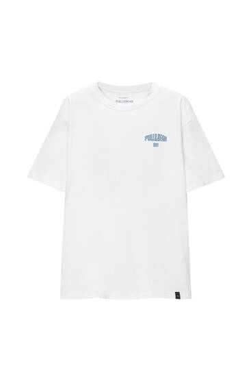 Basic Pull&Bear logo T-shirt - pull&bear
