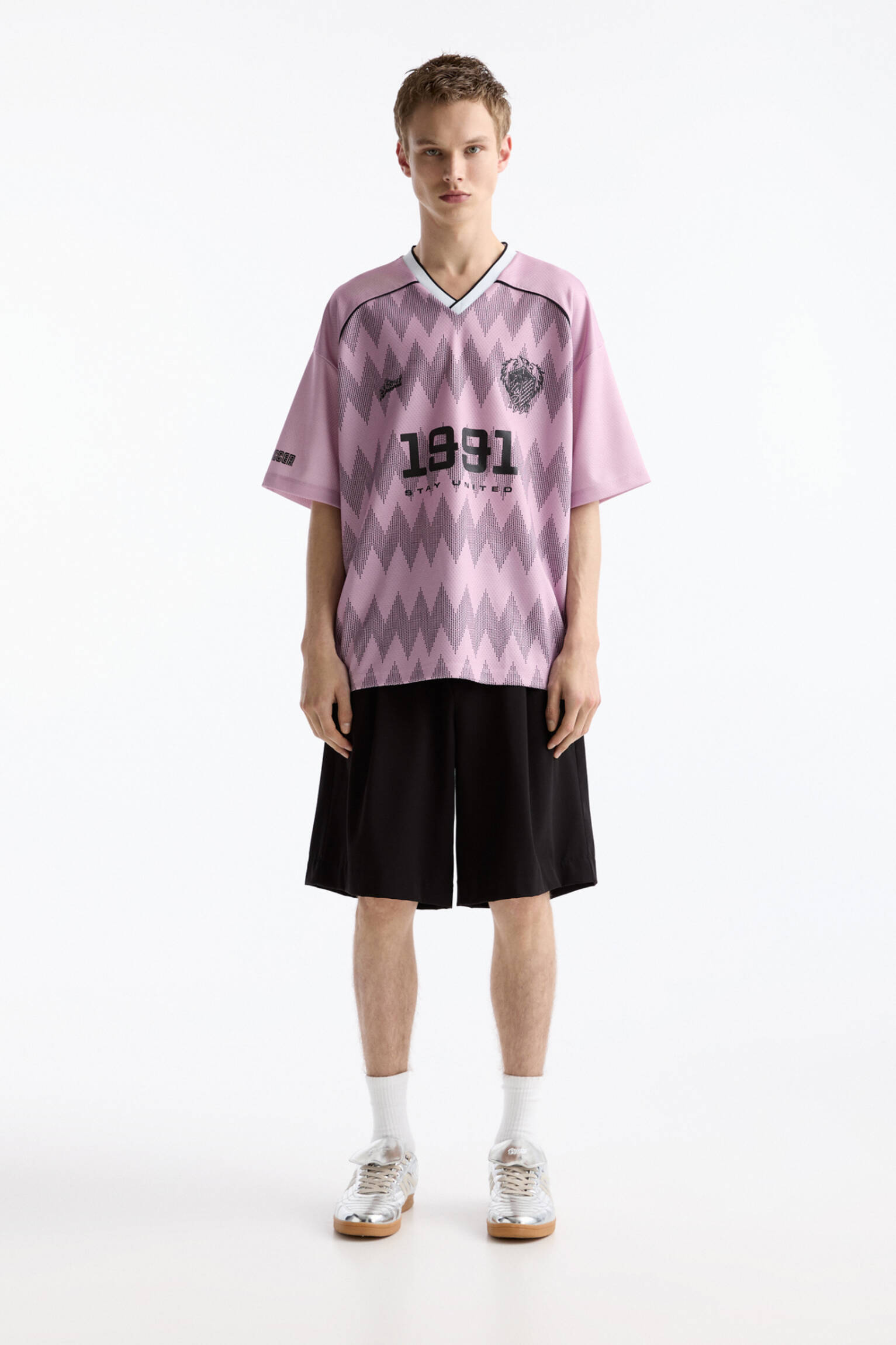 Short sleeve STWD football T-shirt - PULL&BEAR