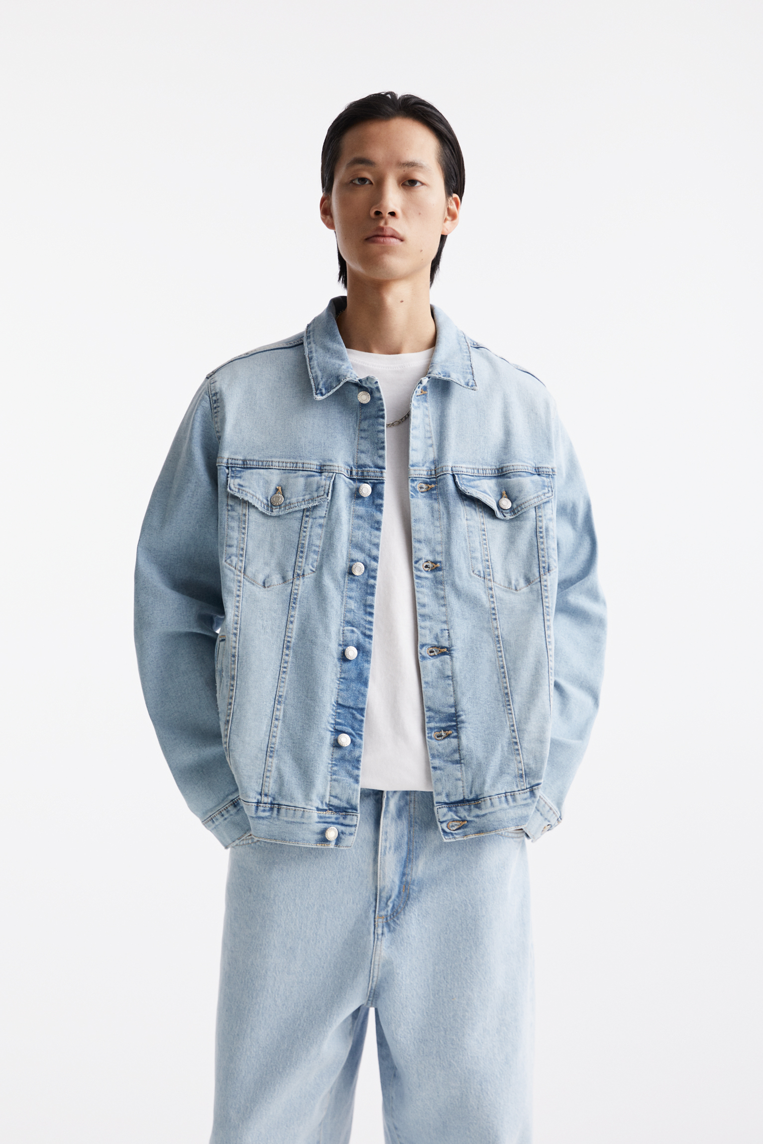 Denim - Jaket - Pakaian - Pria - PULL&BEAR Indonesia