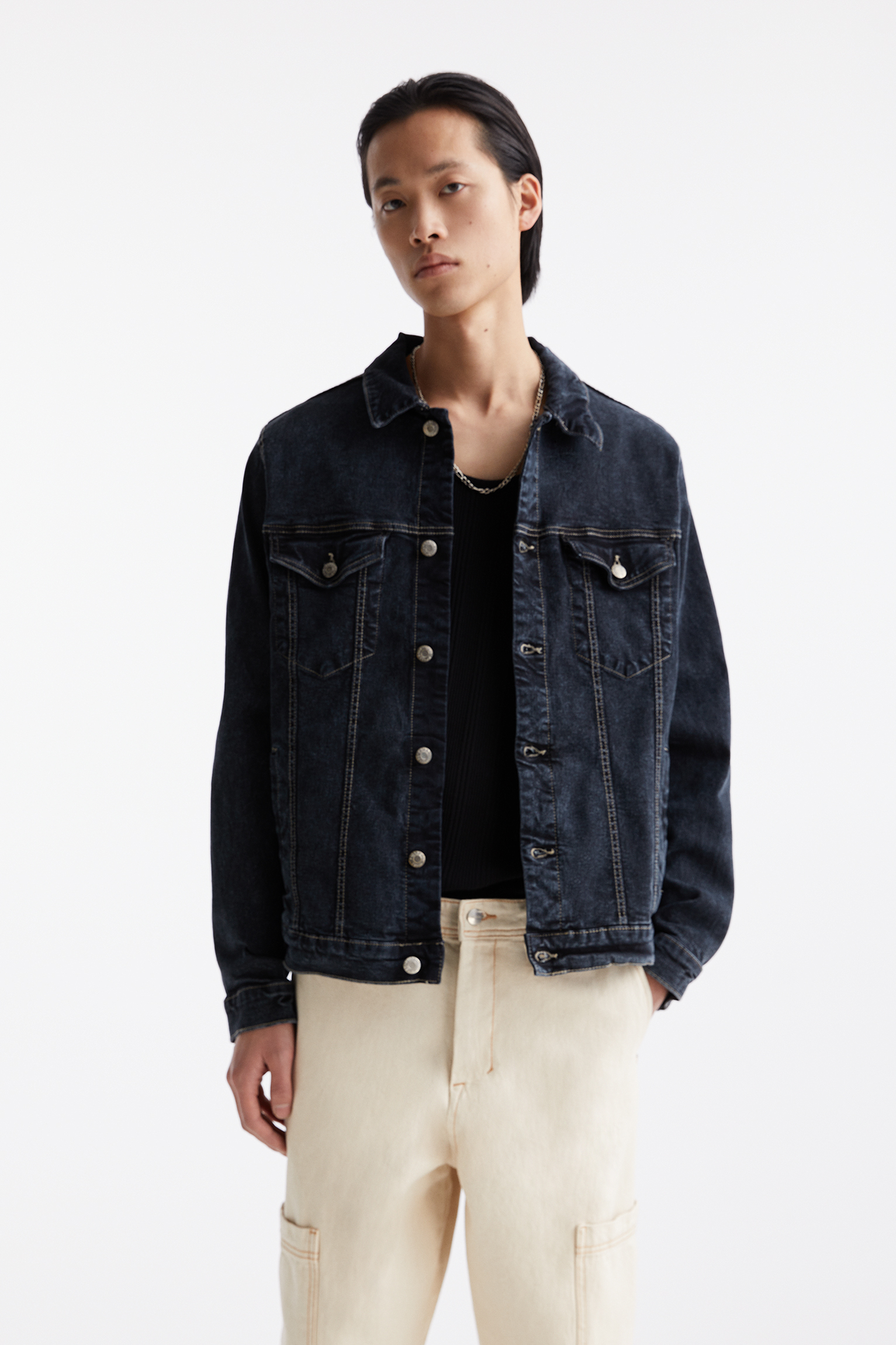 Denim - Jaket - Pakaian - Pria - PULL&BEAR Indonesia