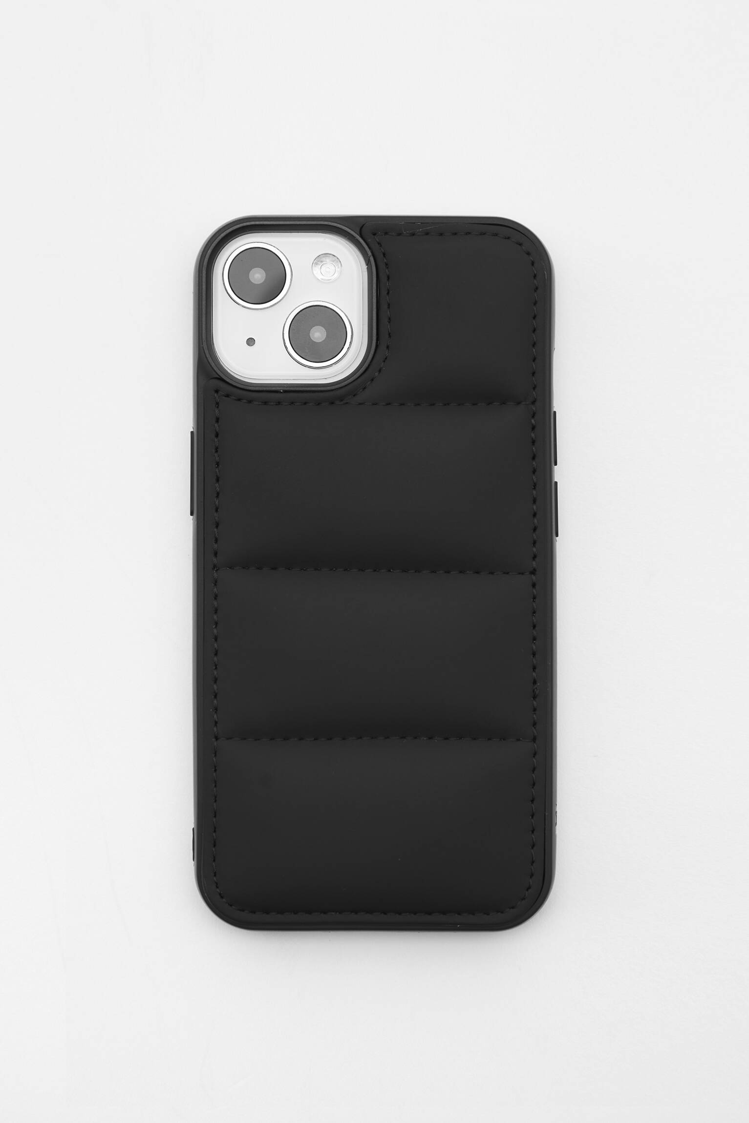 Black padded iPhone case - PULL&BEAR