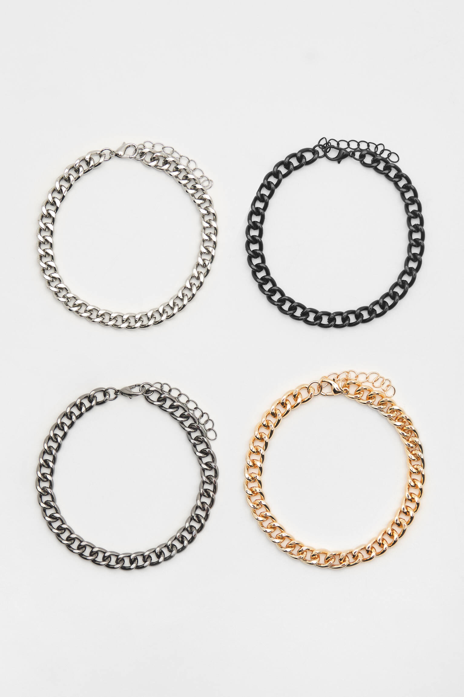 4-pack of braided bracelets - PULL&BEAR