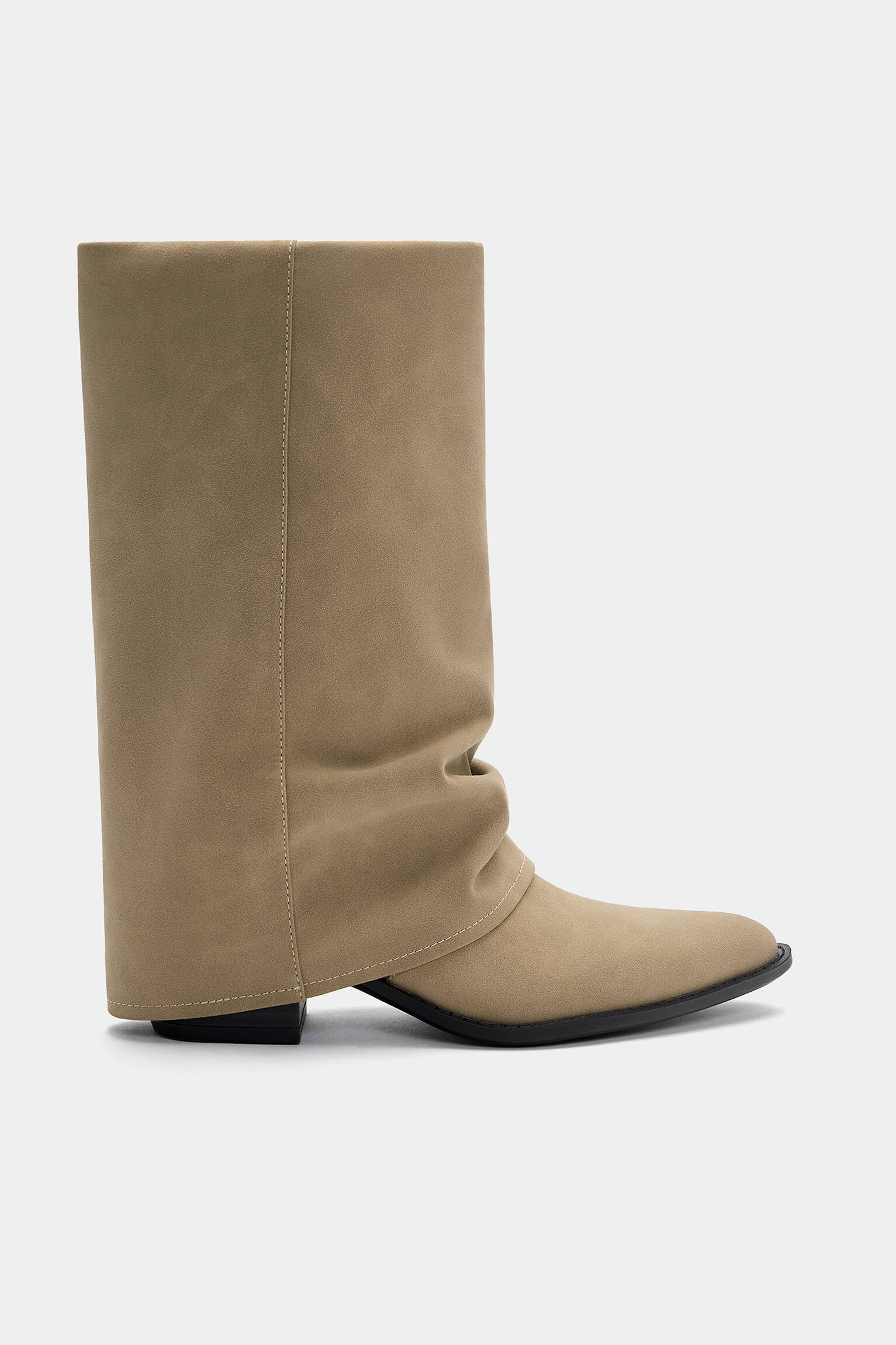 Ankle boots with spats - PULL&BEAR