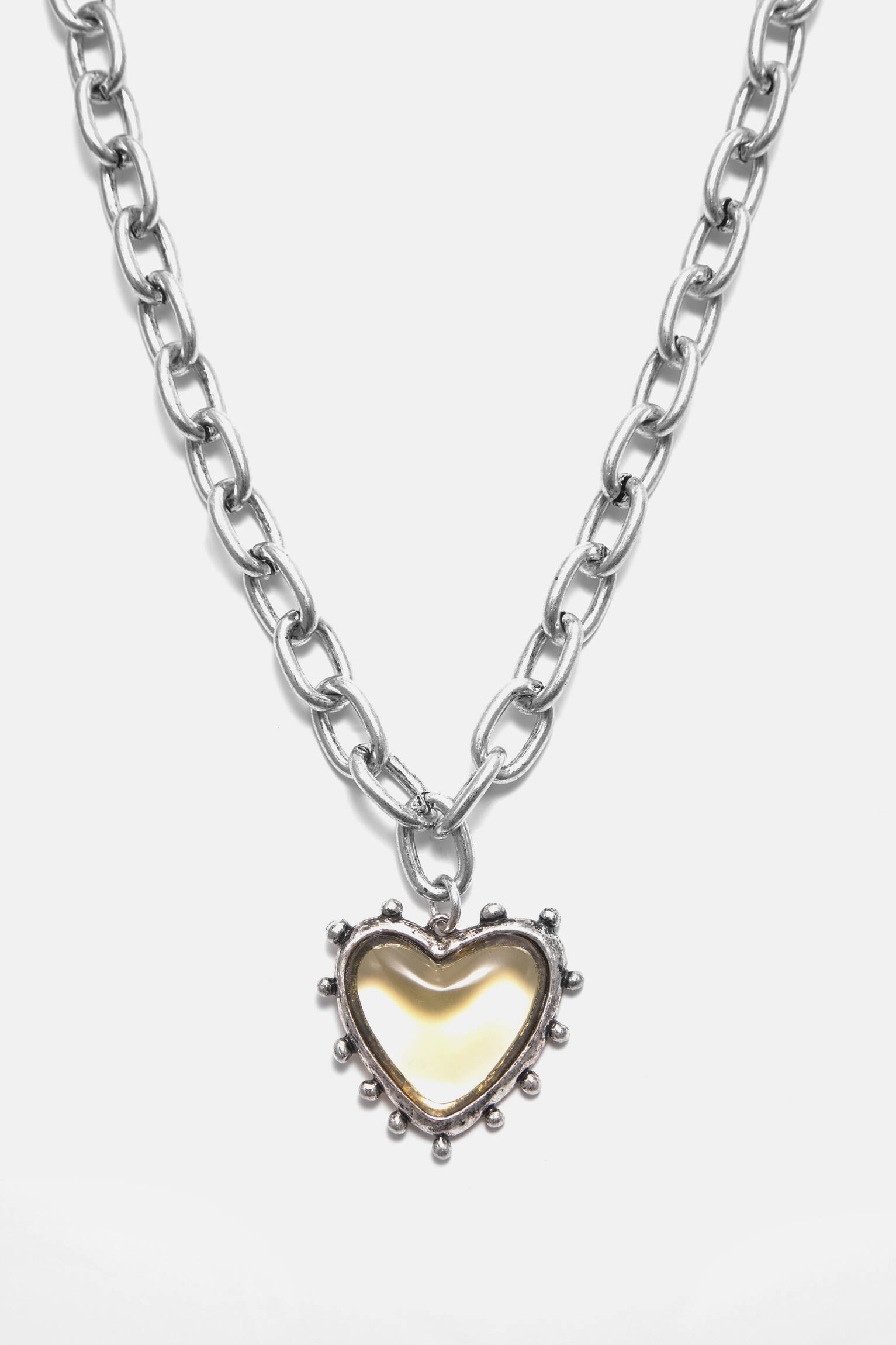 Heart pendant necklace - pull&bear