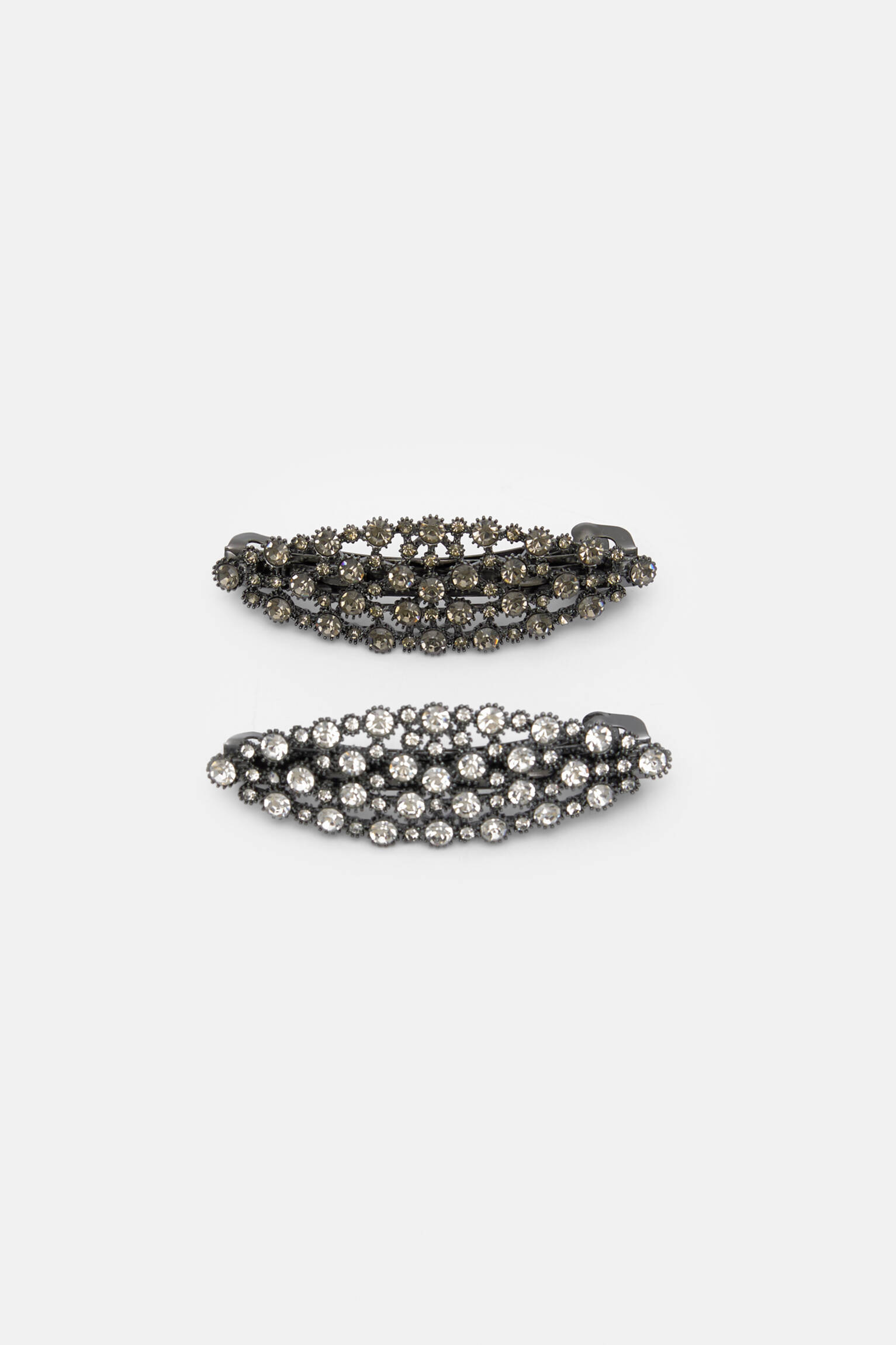 Pack of 2 rhinestone hair clips - PULL&BEAR