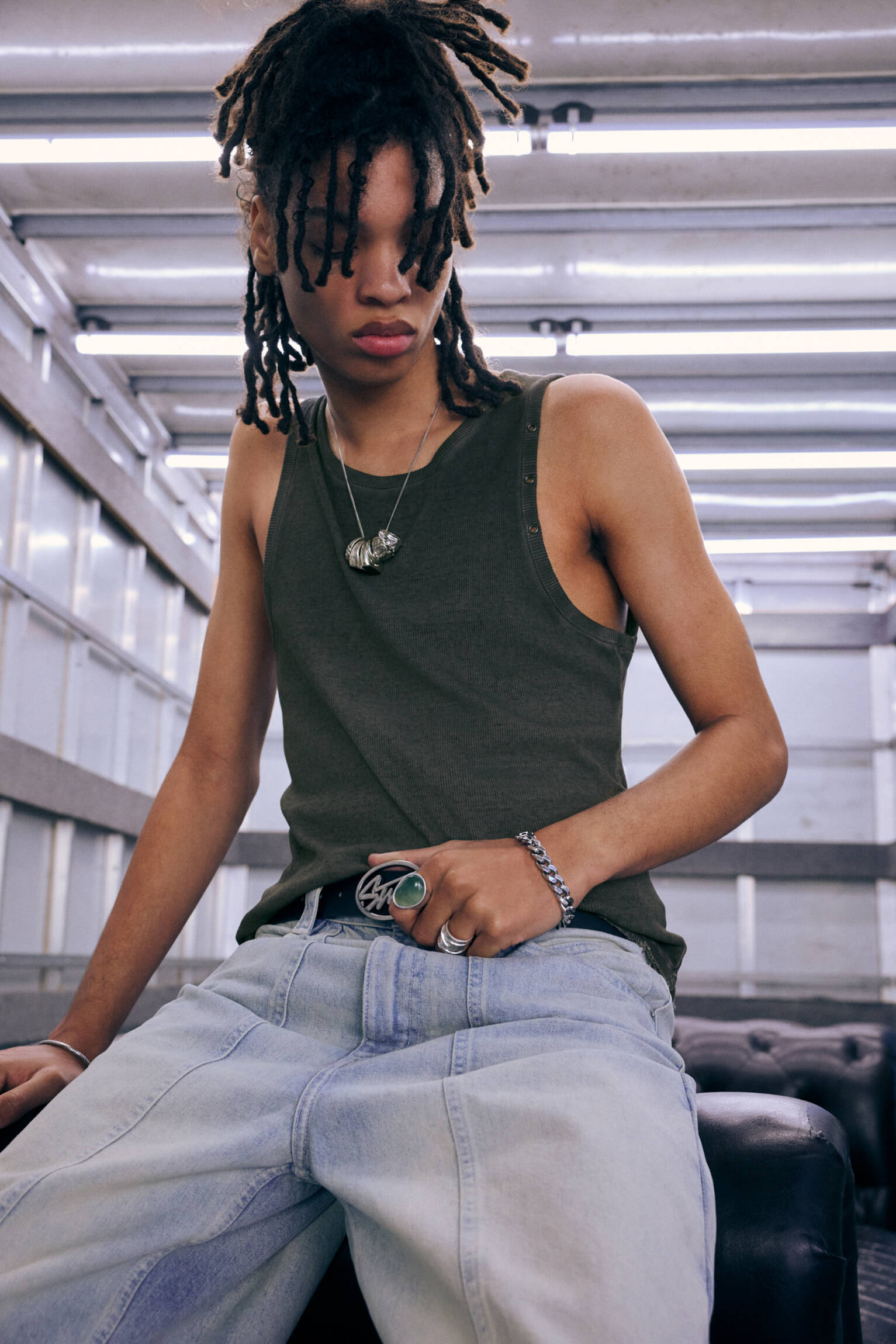 Ripped tank top - pull&bear