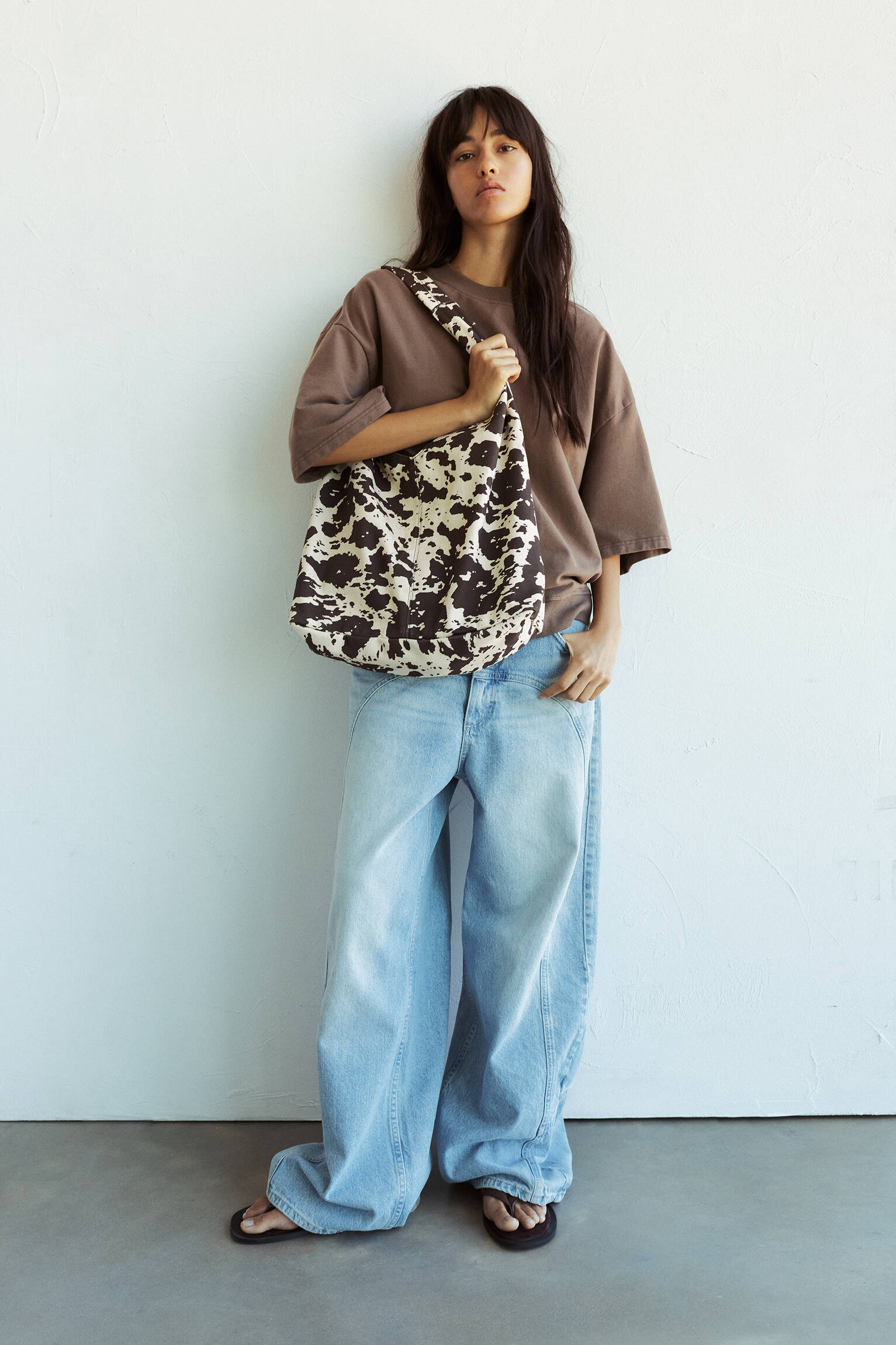 Cow shopper bag - pull&bear