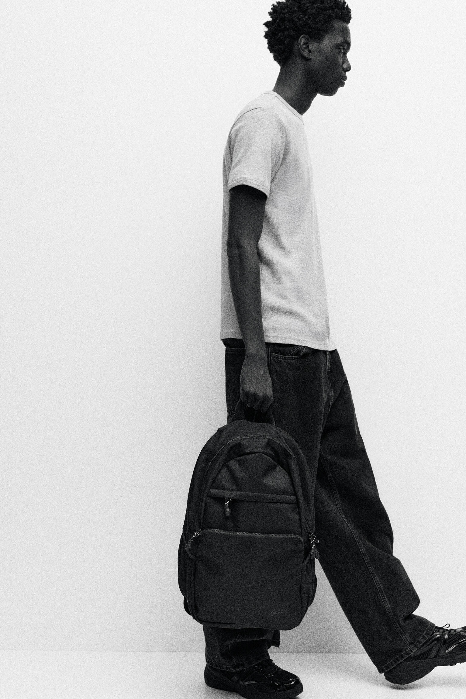 STWD nylon backpack - pull&bear