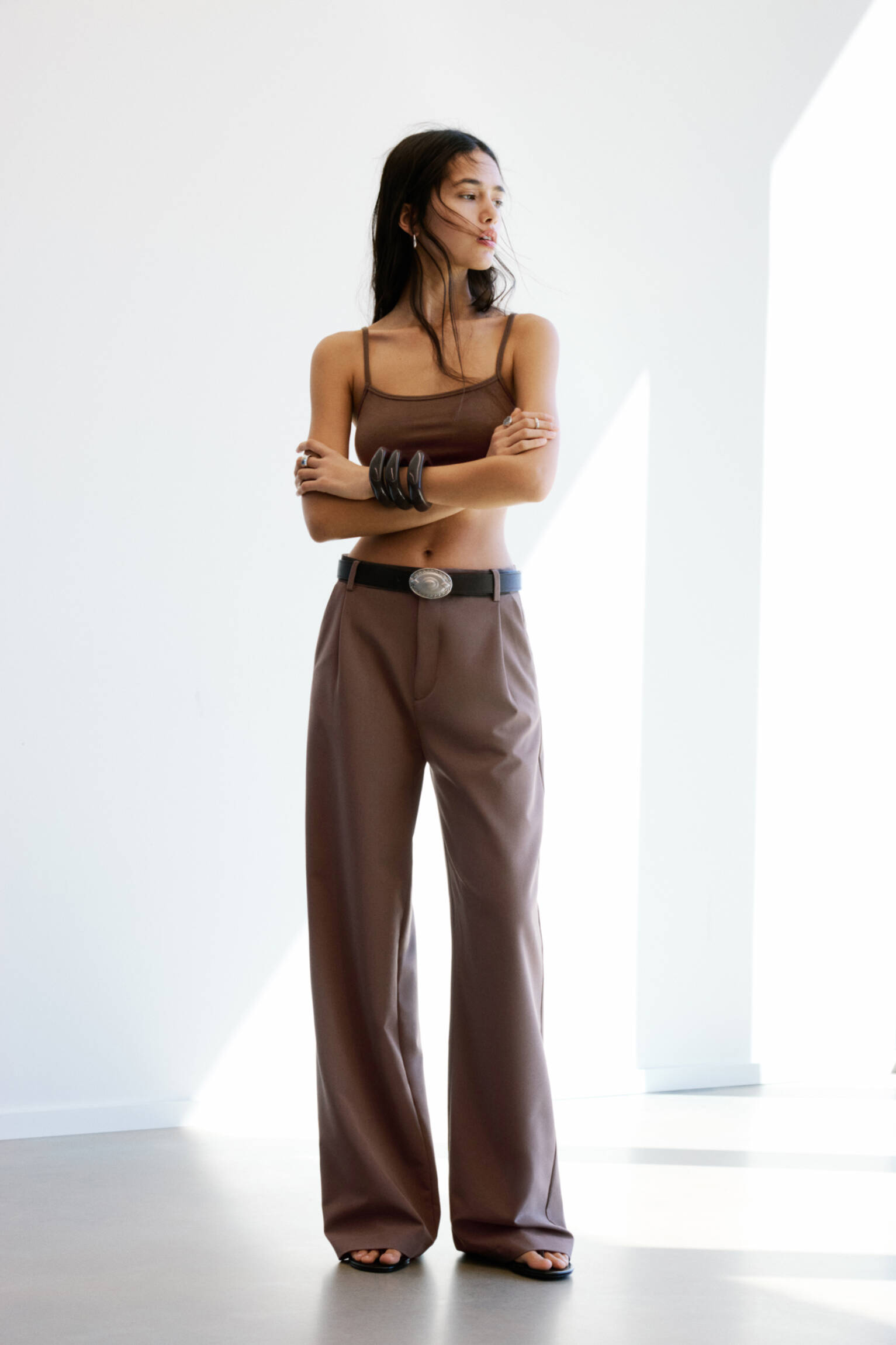 Darted smart trousers - pull&bear