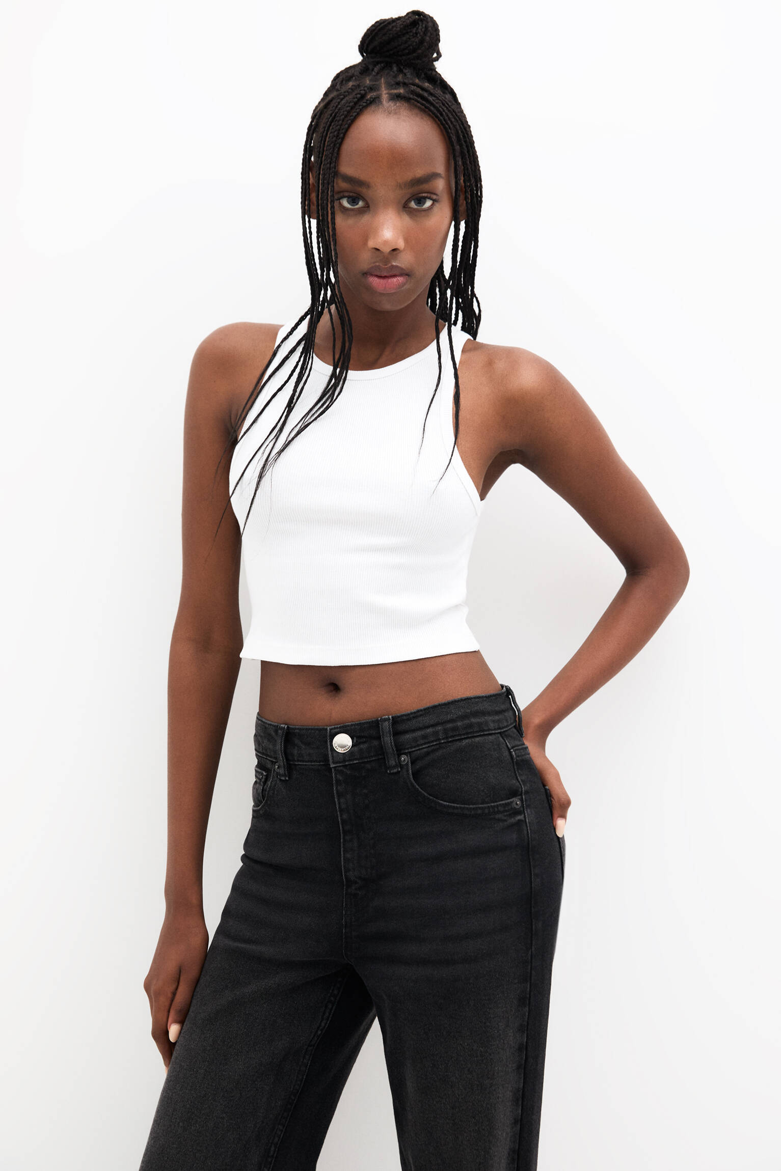 Basic-Cropped-Tanktop - PULL&BEAR