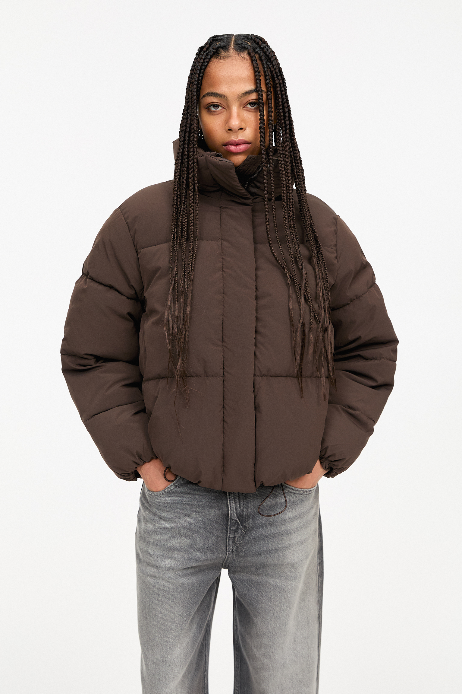 Puffer jackets - Jackets - Collection - Woman - PULL&BEAR Philippines ...