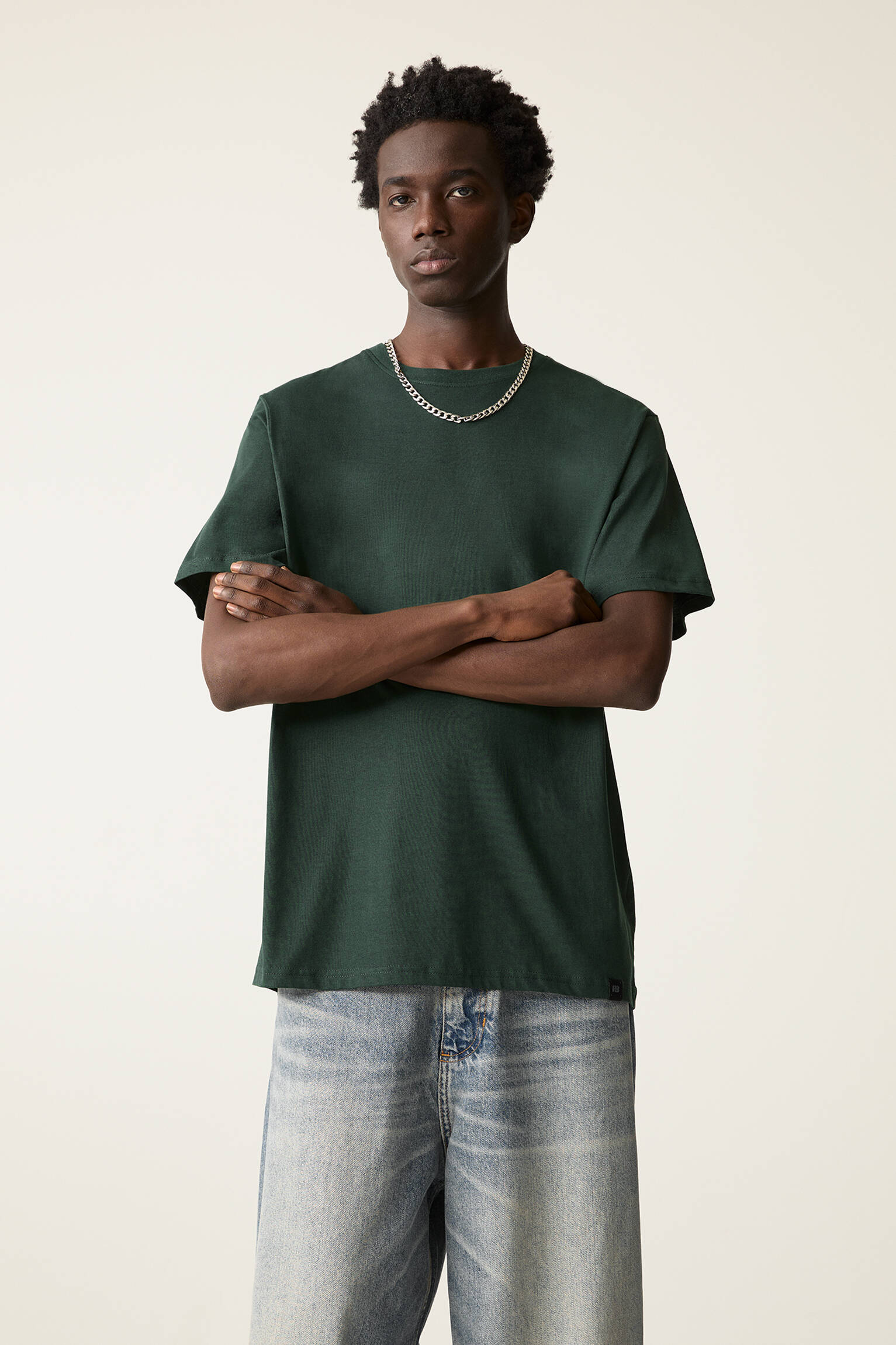 Pack of 3 basic regular fit T-shirts - PULL&BEAR