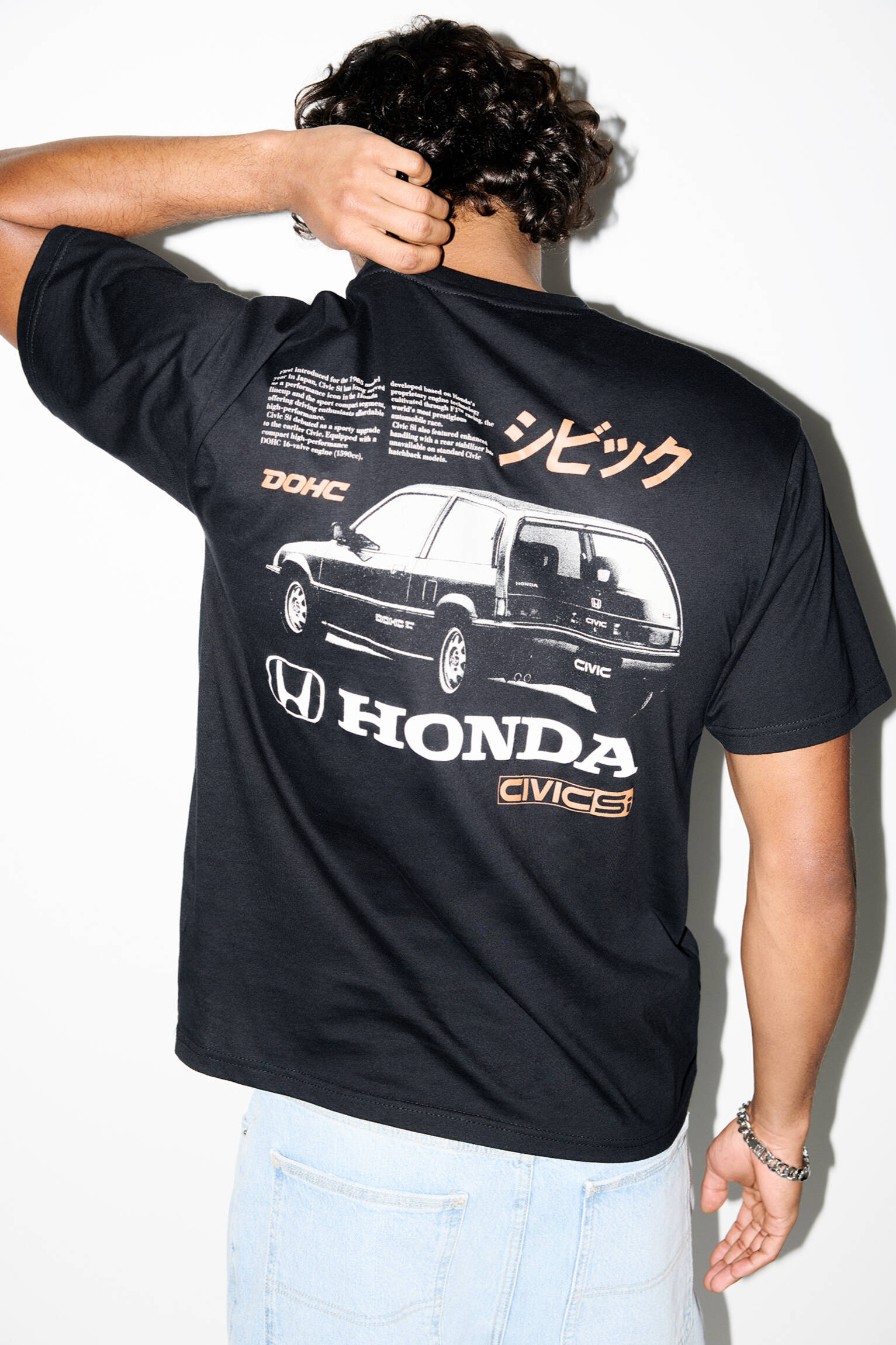 Camiseta manga corta Honda - PULL&BEAR