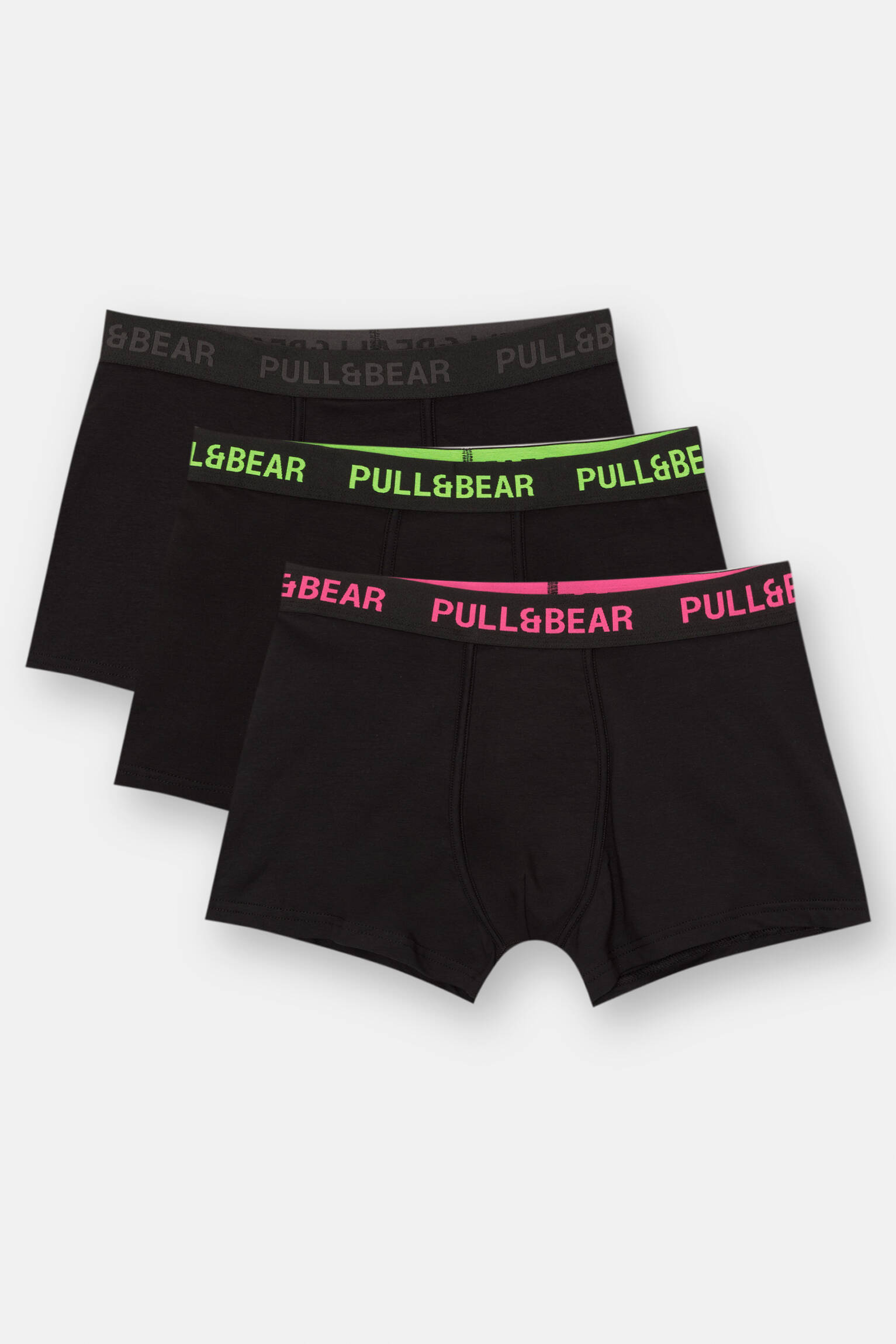 3-pack of neon logo boxers - PULL&BEAR