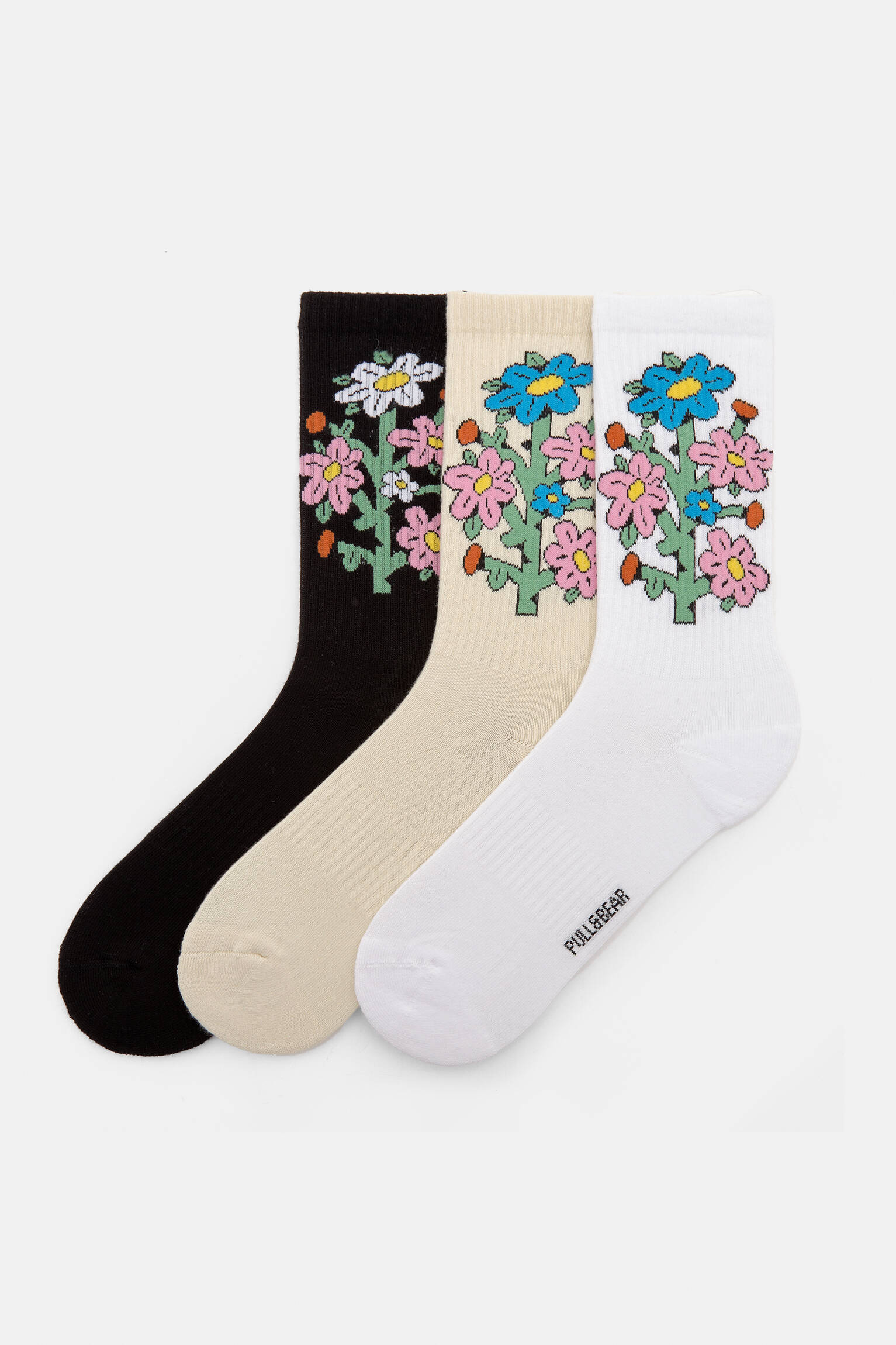 Pack of floral socks - PULL&BEAR