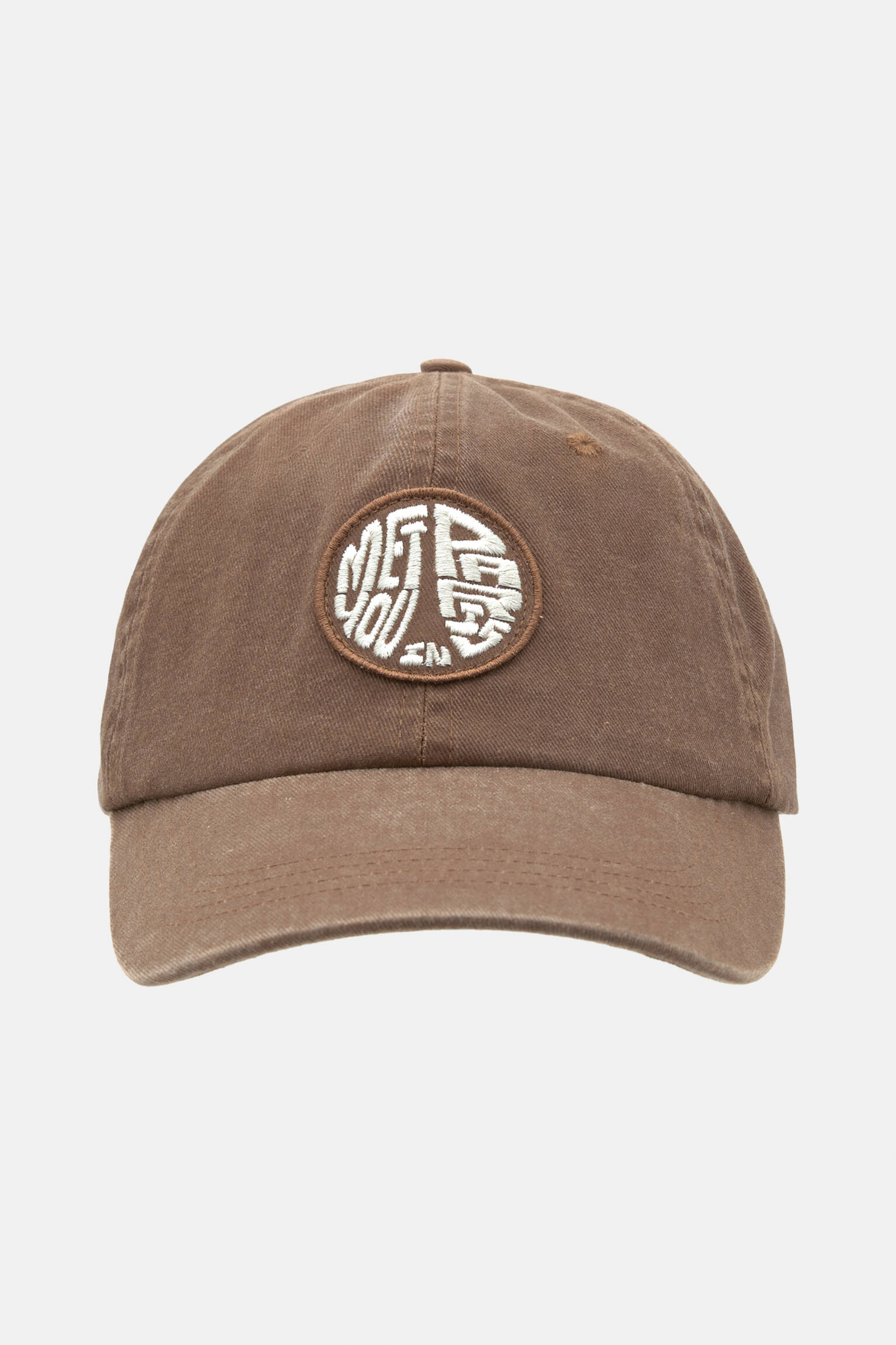 Washed cap with patch - PULL&BEAR